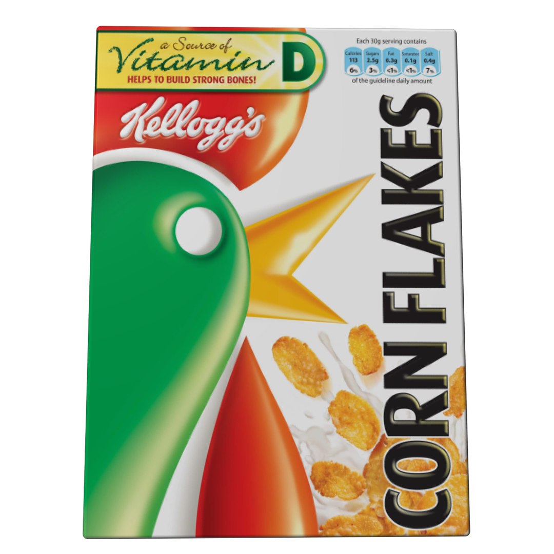 Corn Flakes 3d Model