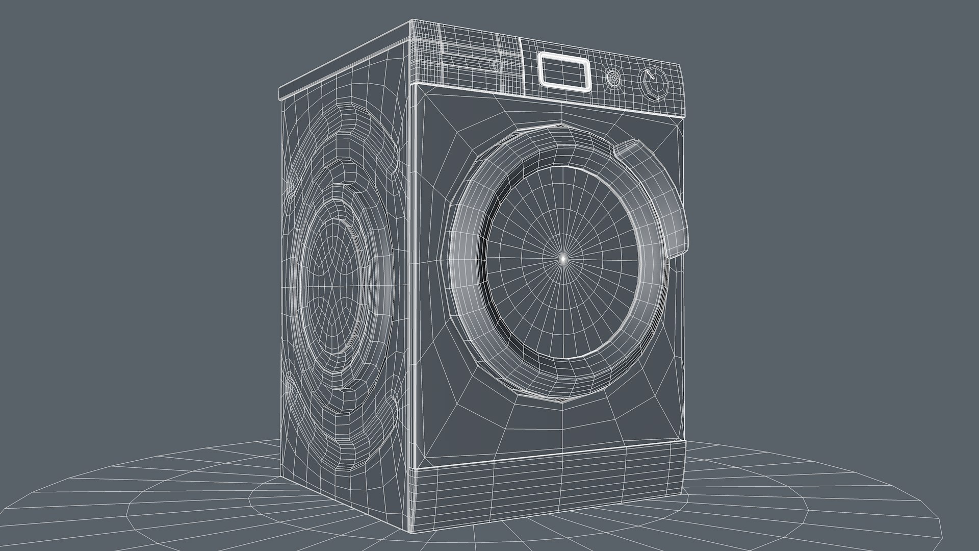 3d model of washing machine