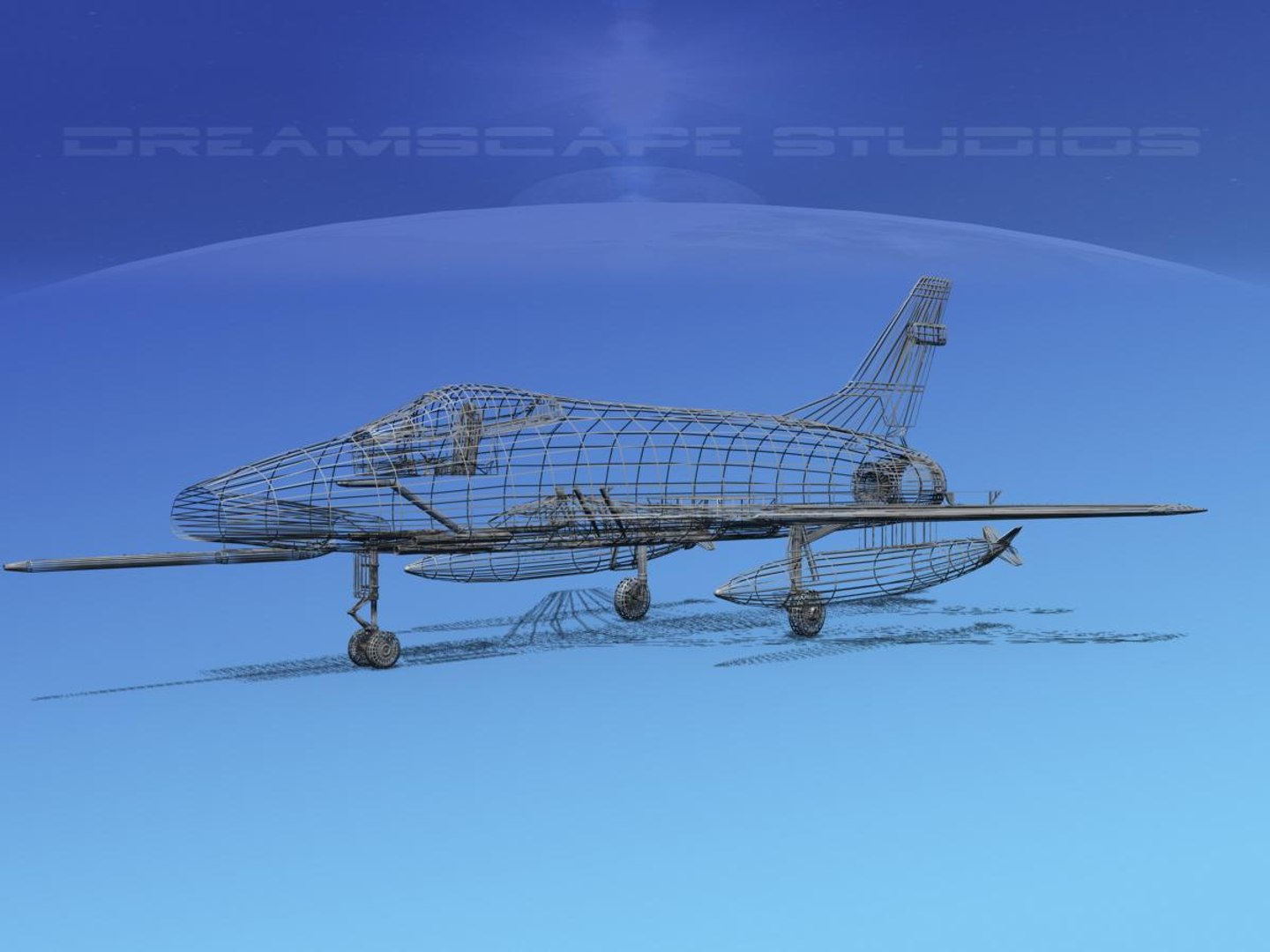 3d Super Sabre North American
