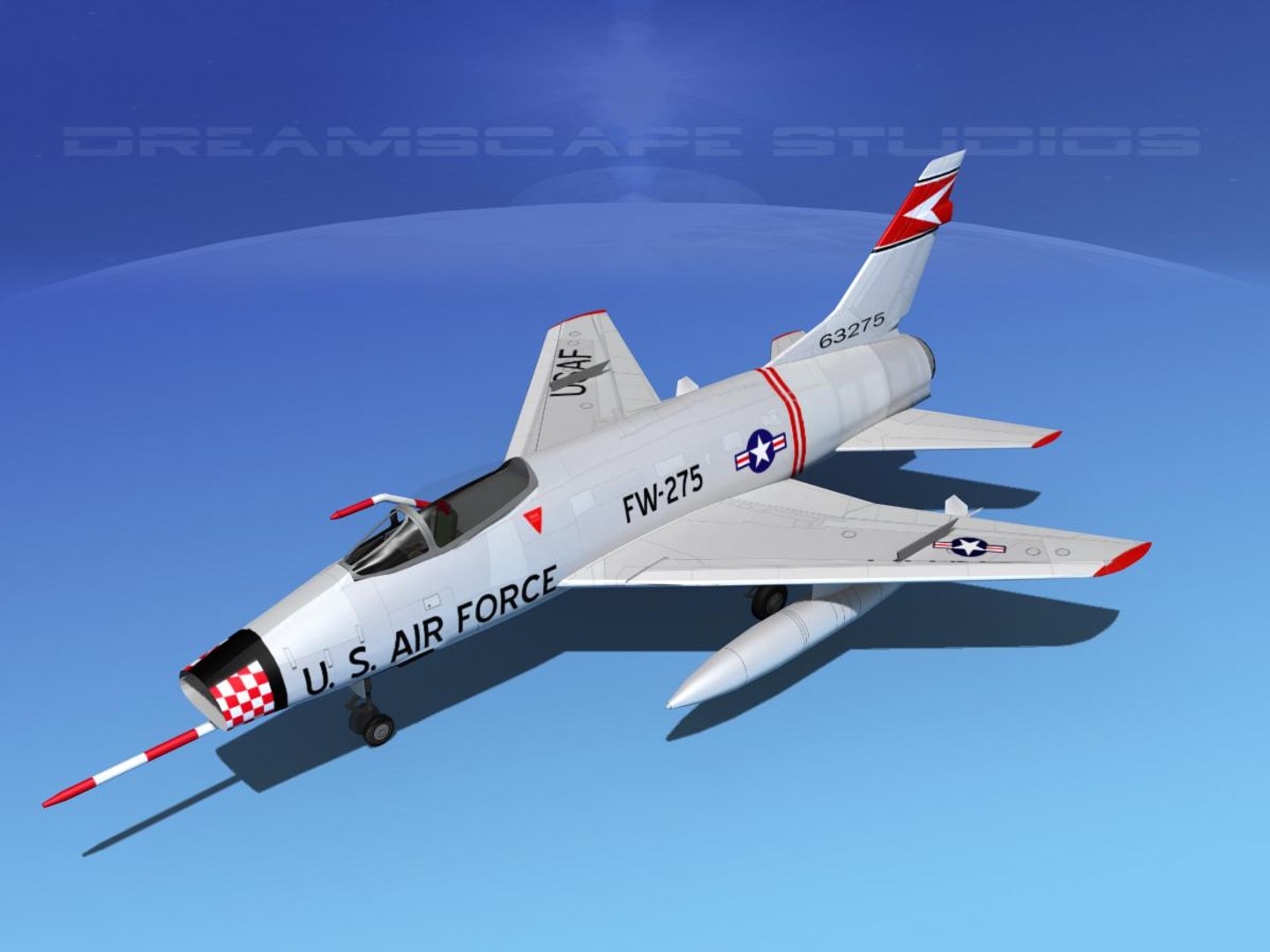 3d Super Sabre North American