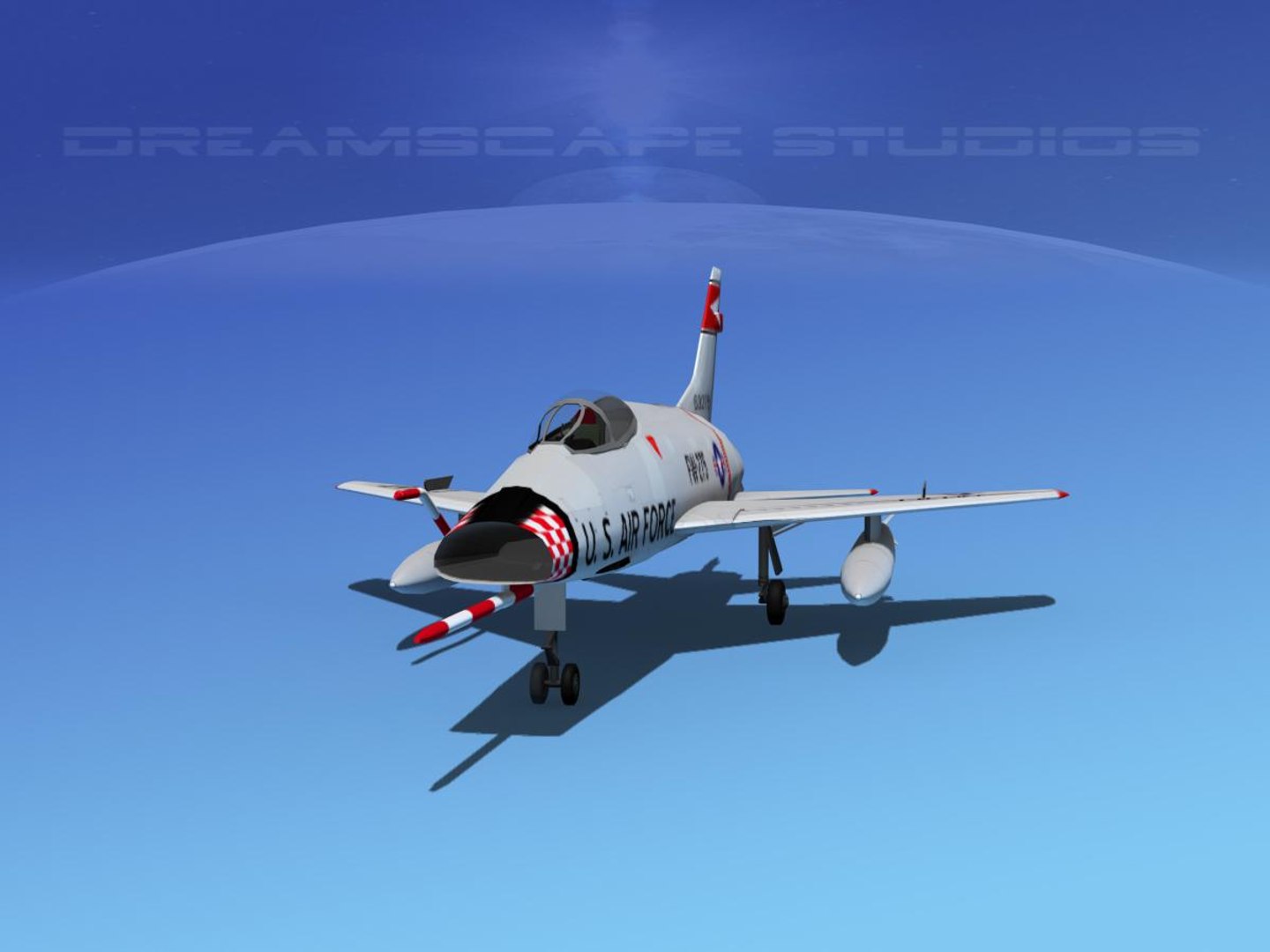 3d super sabre north american