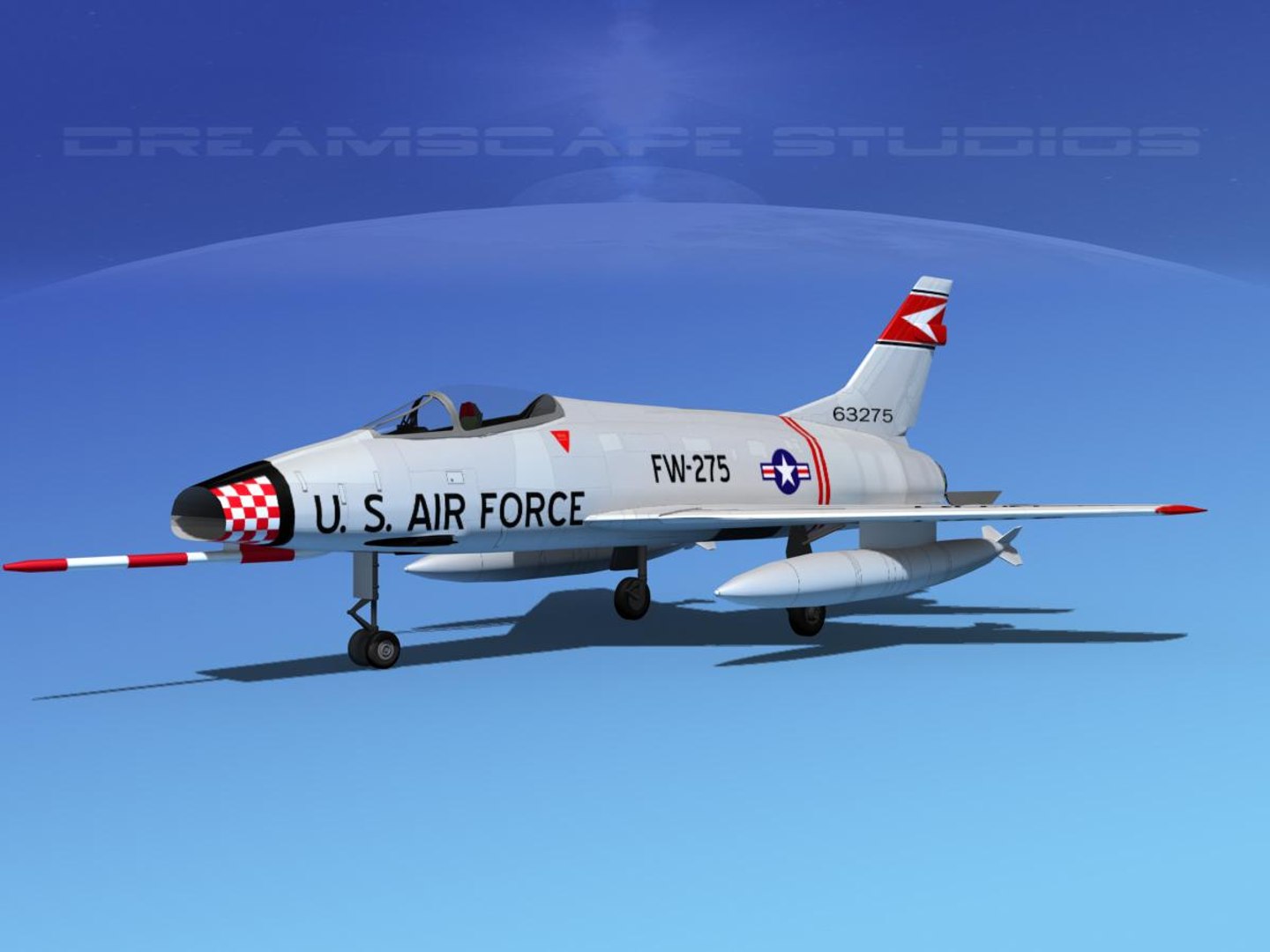 3d Super Sabre North American