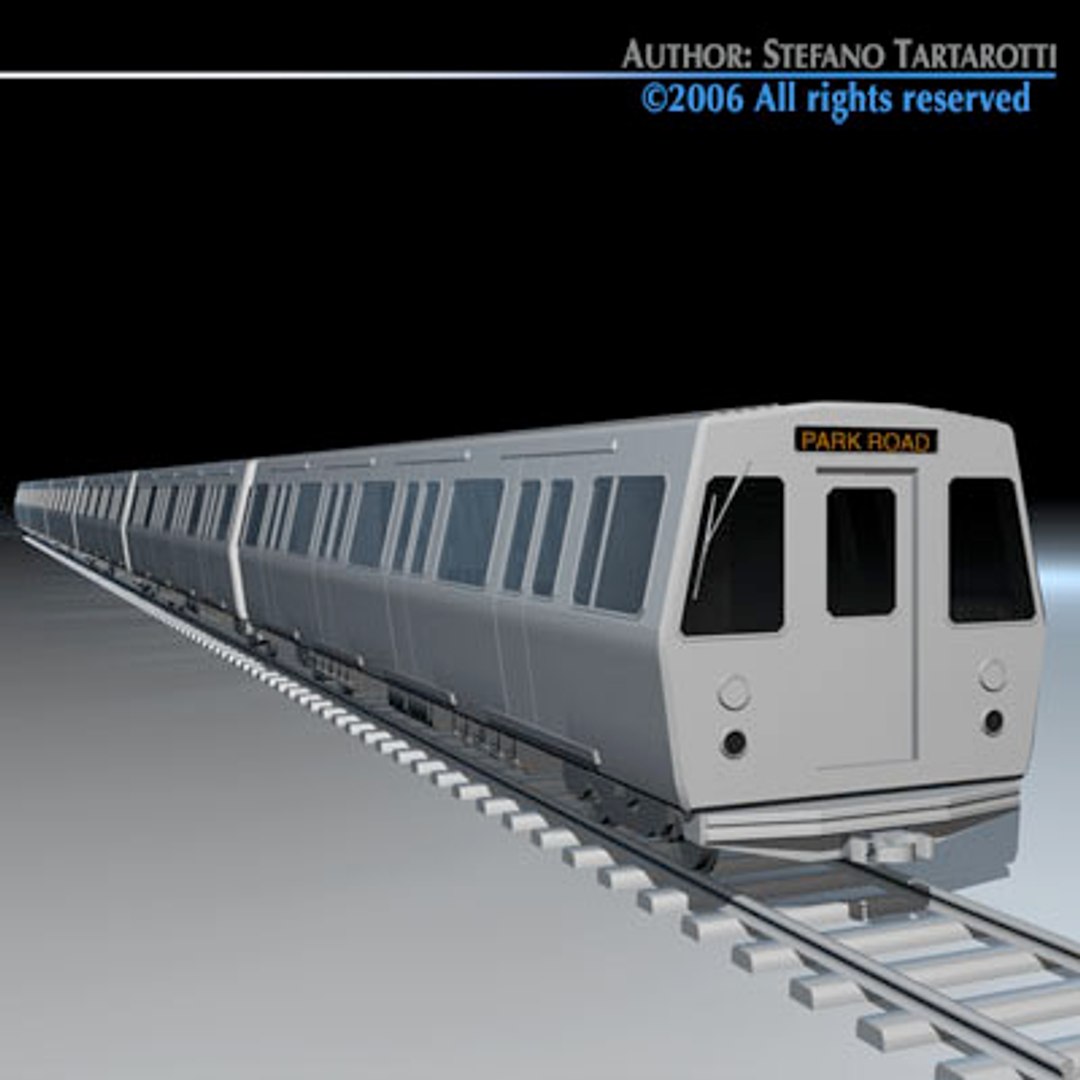 Subway Train 3d C4d
