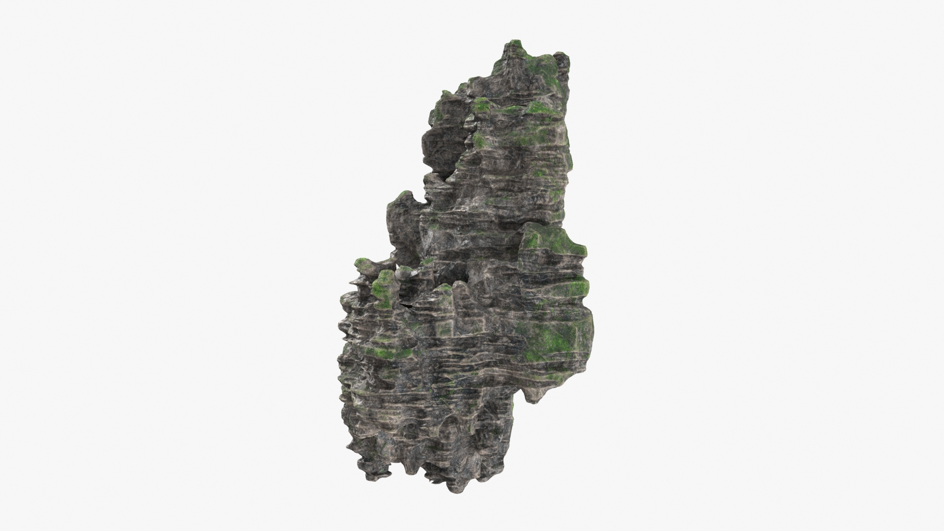Rock Cliff Shape Collection 3D - TurboSquid 2184558