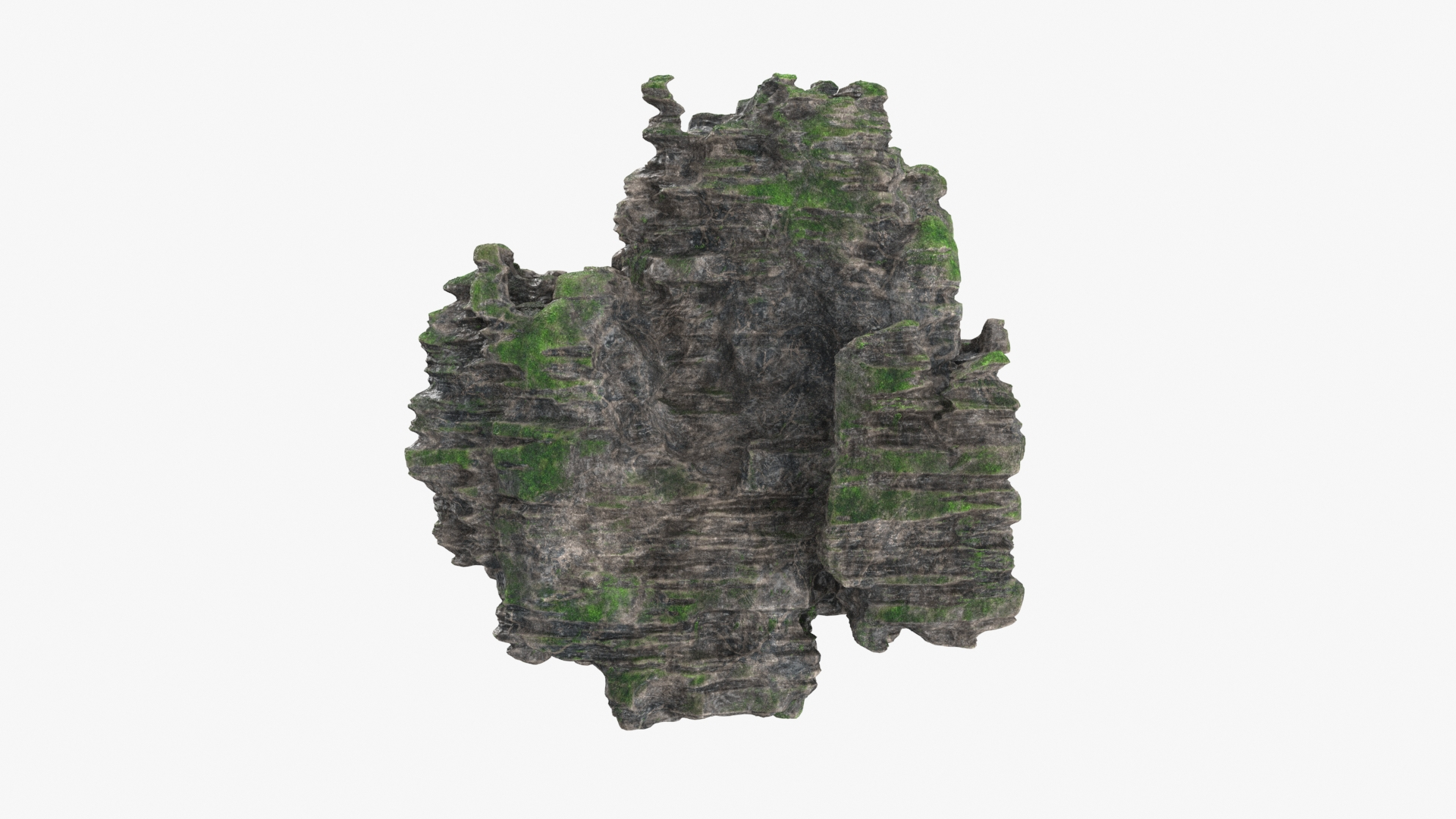Rock Cliff Shape Collection 3D - TurboSquid 2184558