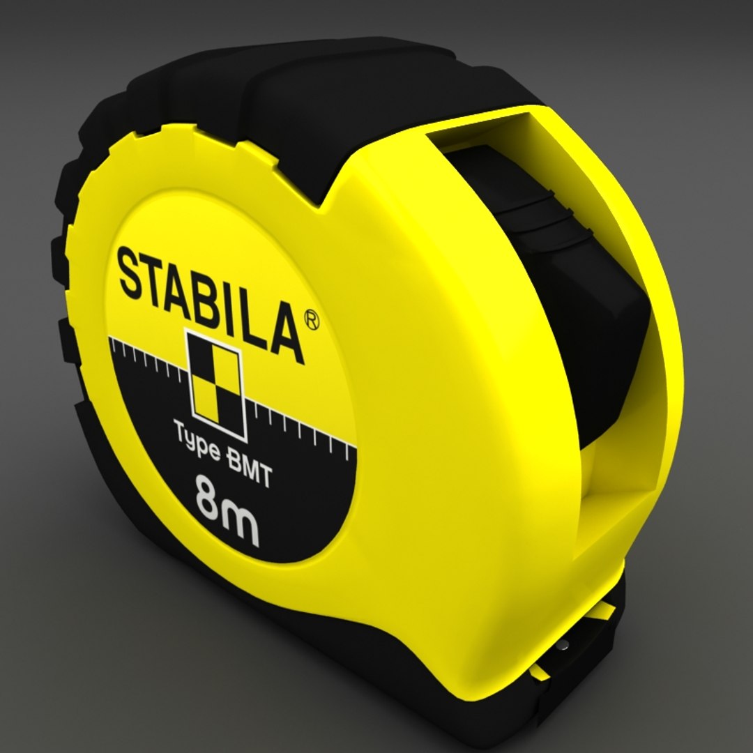 3d Tape Measure Model