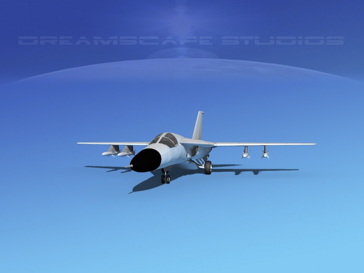 3d model general f-111 aardvark bomber