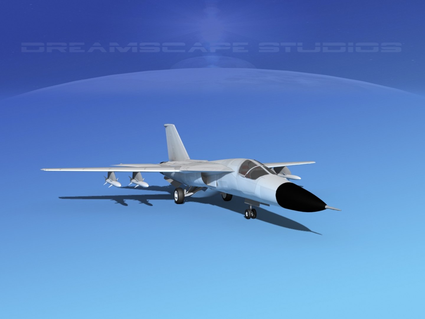 3d model general f-111 aardvark bomber