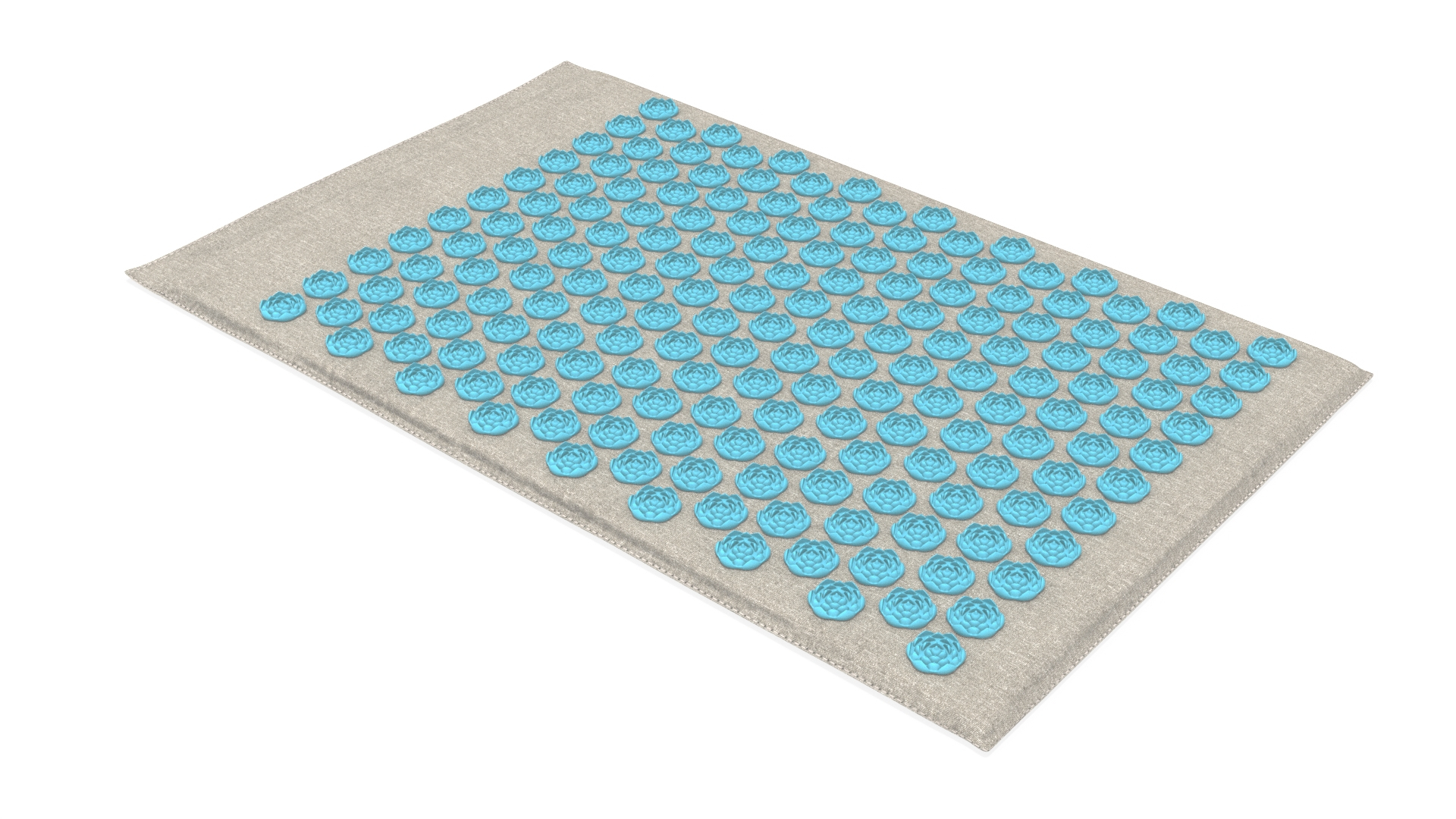 Relaxation Mat Acupuncture Blue Model - TurboSquid 2235973