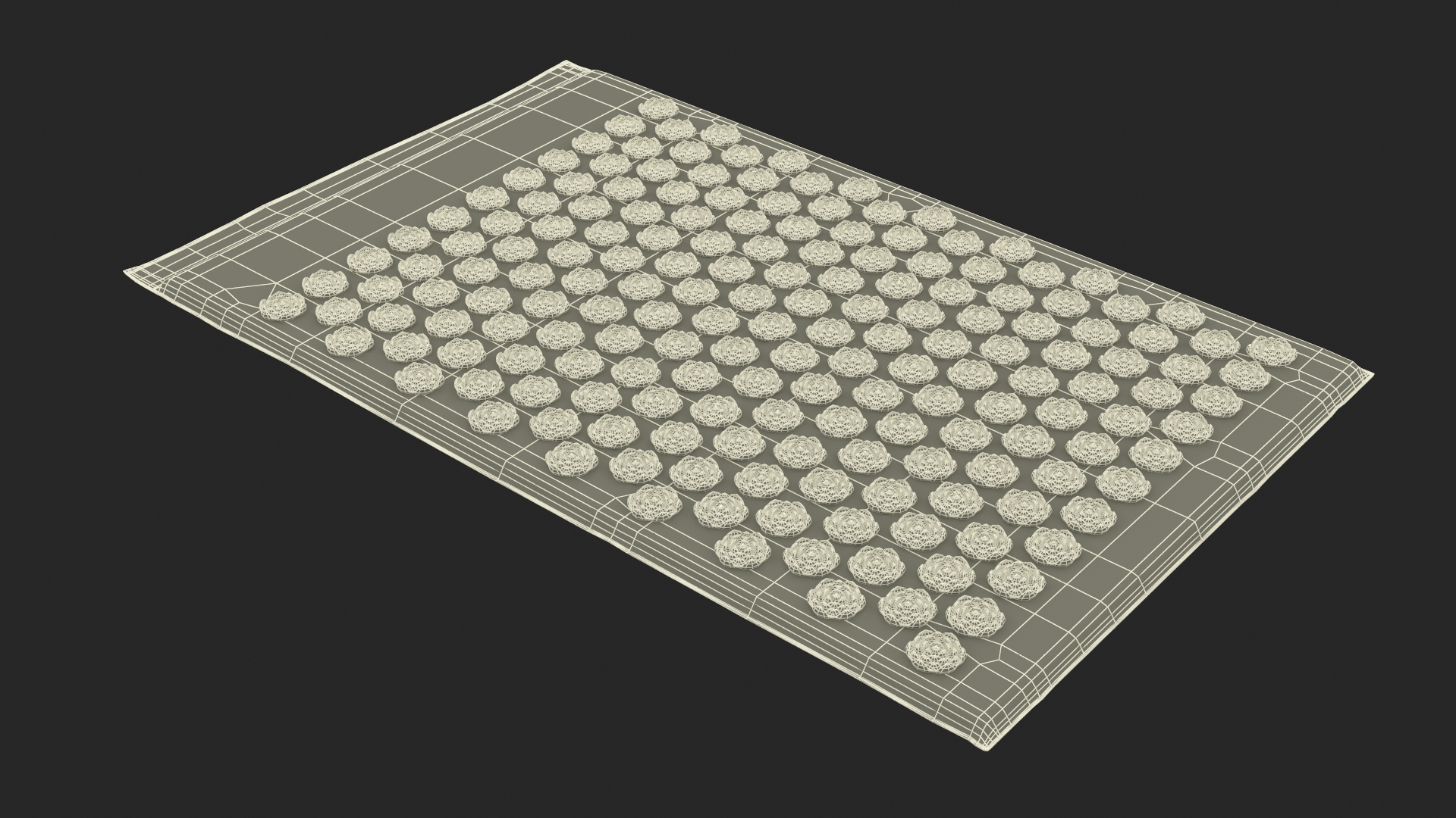 Relaxation Mat Acupuncture Blue Model - TurboSquid 2235973