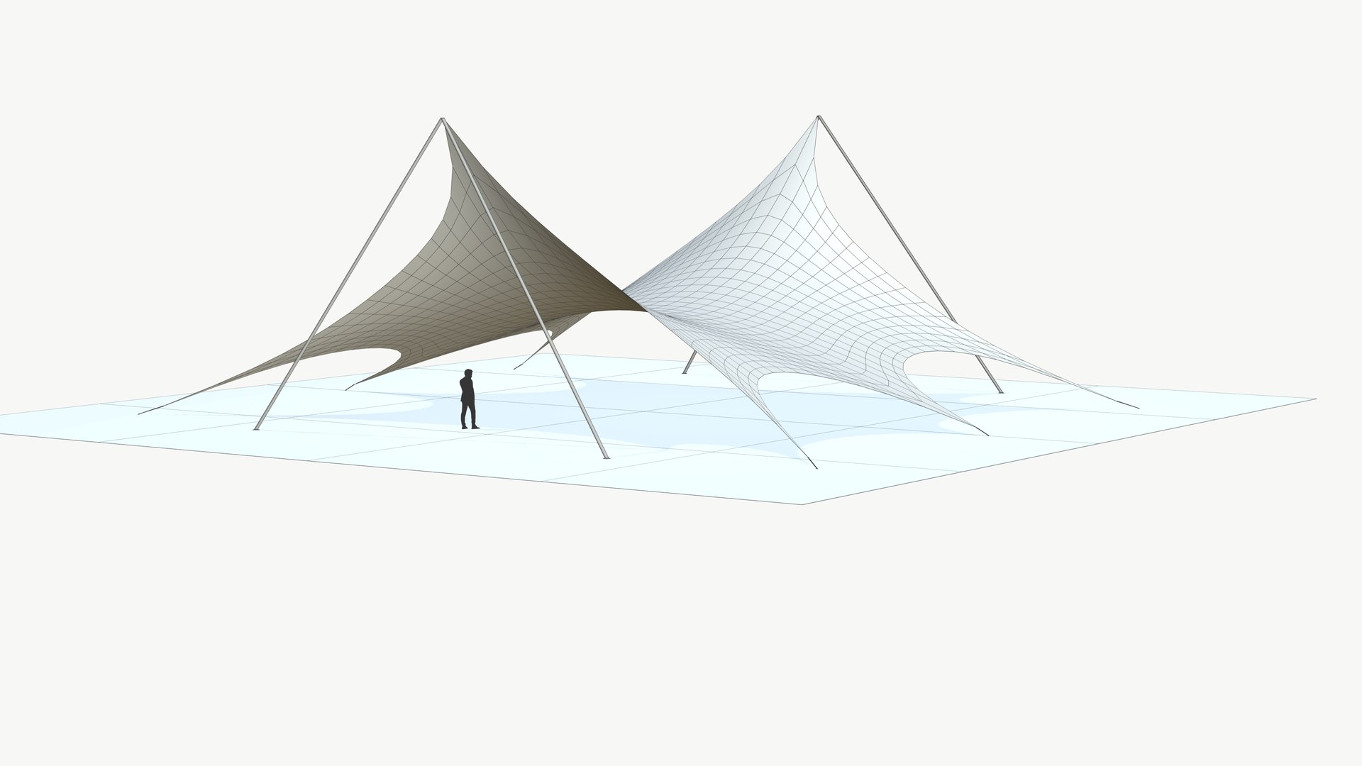 3D Tensile Structure - TurboSquid 2116153