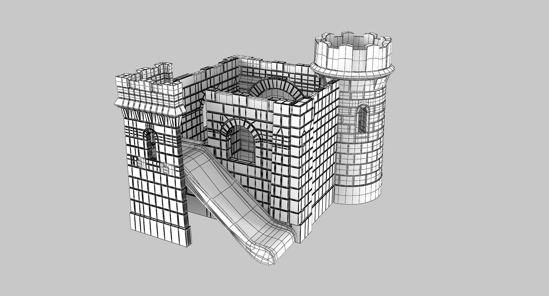Toy Castle 3D Model - TurboSquid 1243722