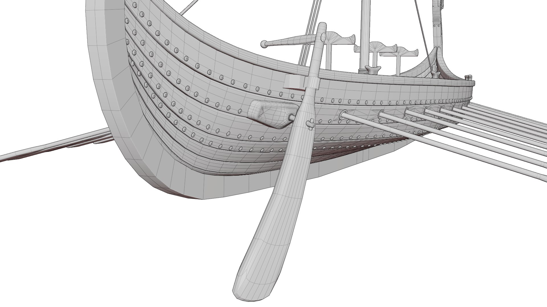 3D Viking realistic longship- Karvi- boat Low-poly 3D model model - TurboSquid 2100876