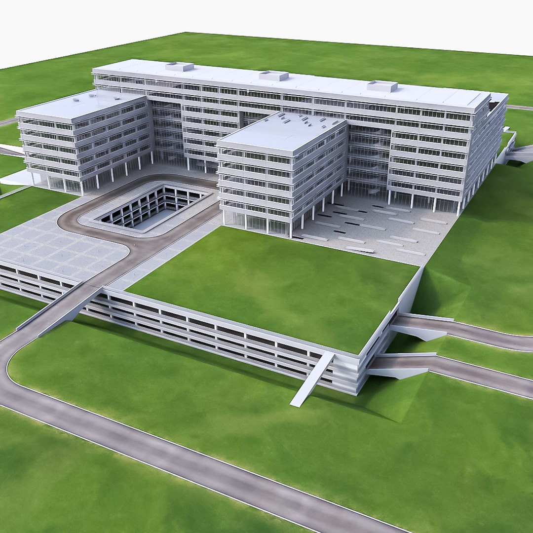 3D Research Center Building - TurboSquid 1751365