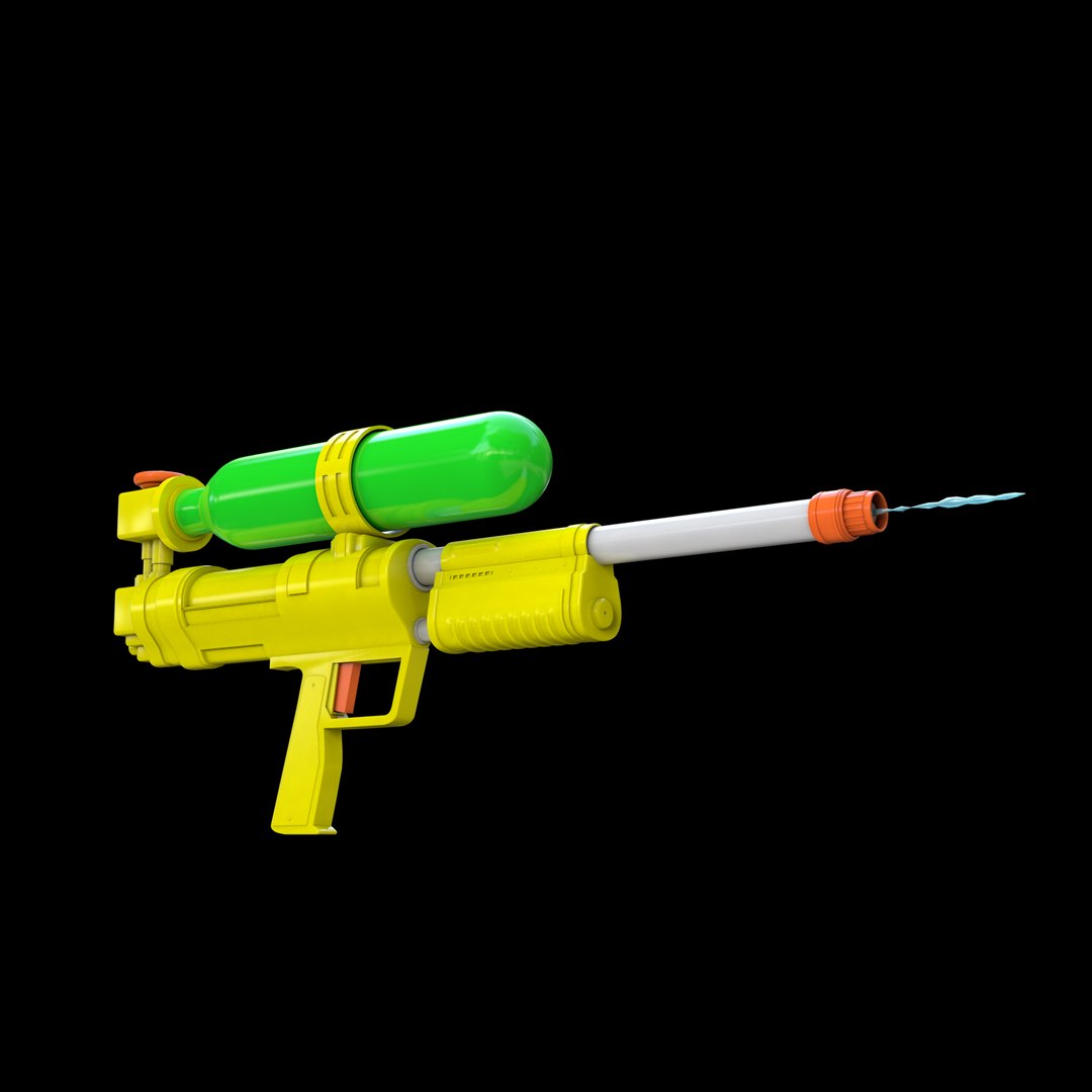 Toy Squirt Gun 3D Model - TurboSquid 1293786