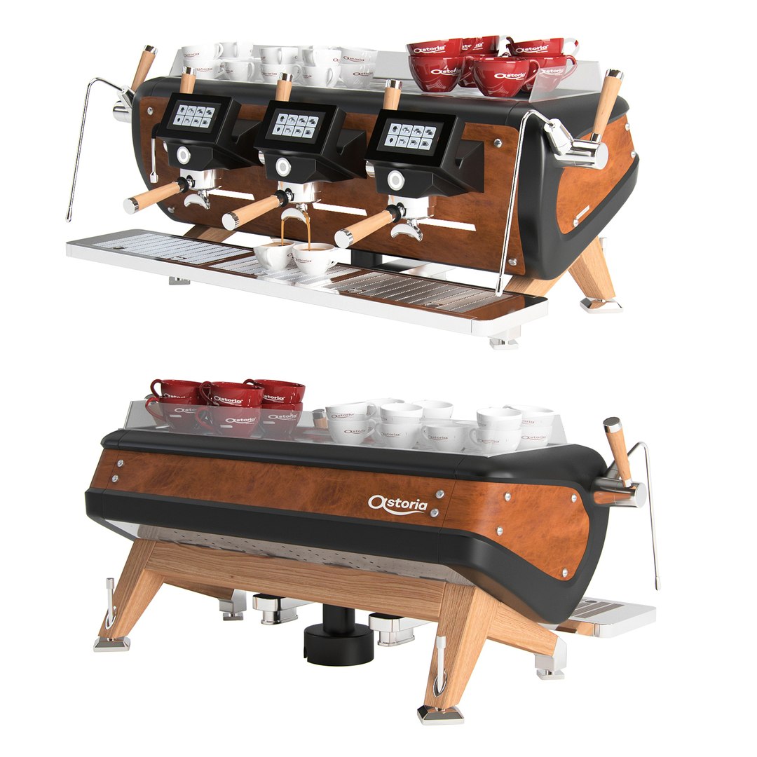 3D Storm Coffee Machine Astoria - TurboSquid 1452087