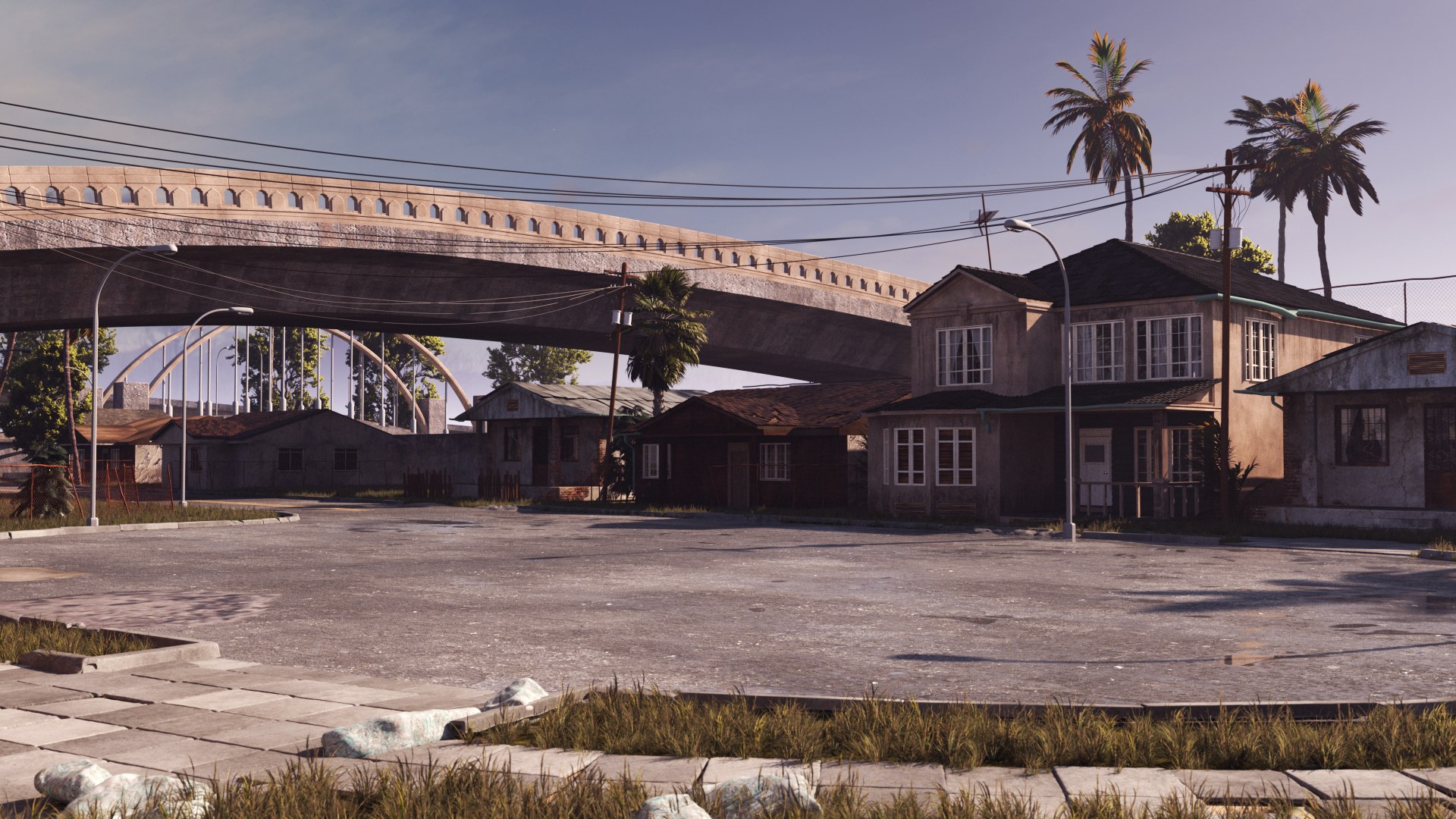 GTA San Andreas Grove Street Remake 3D - TurboSquid 1992286