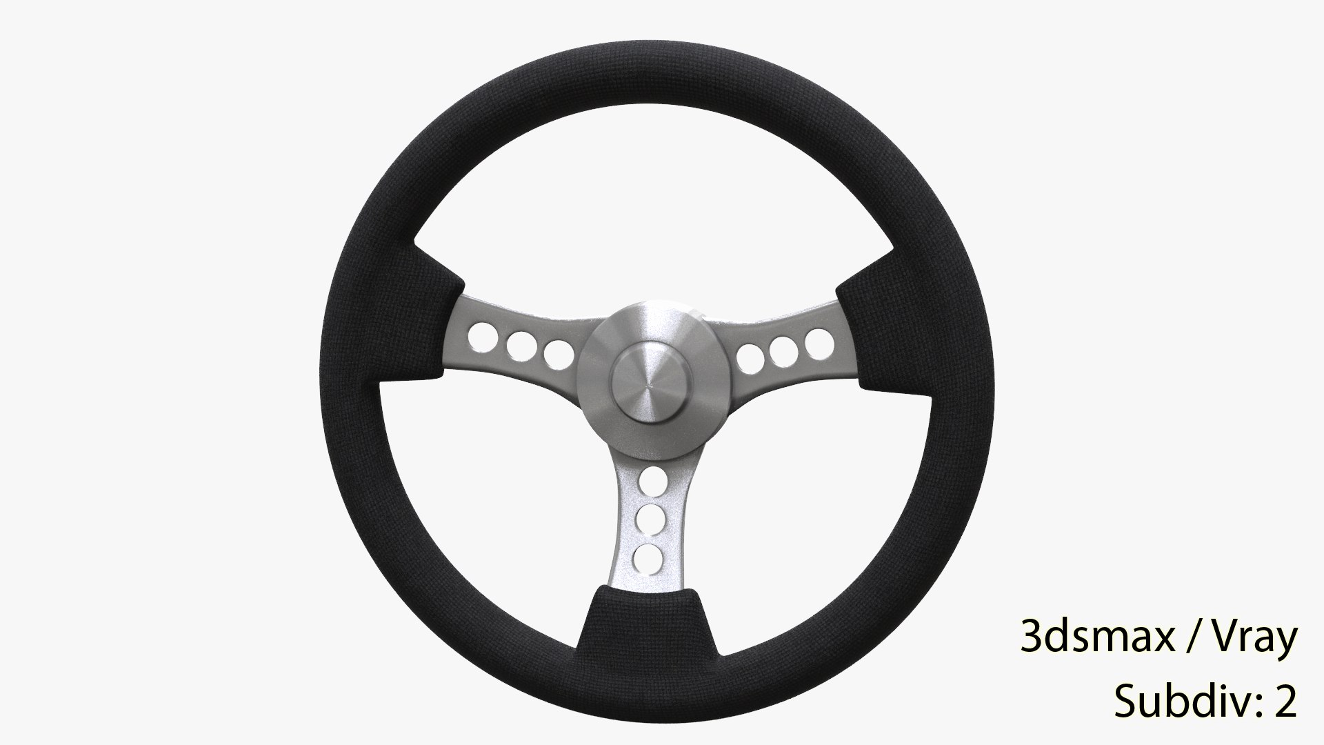 Steering Wheel 3d 3ds