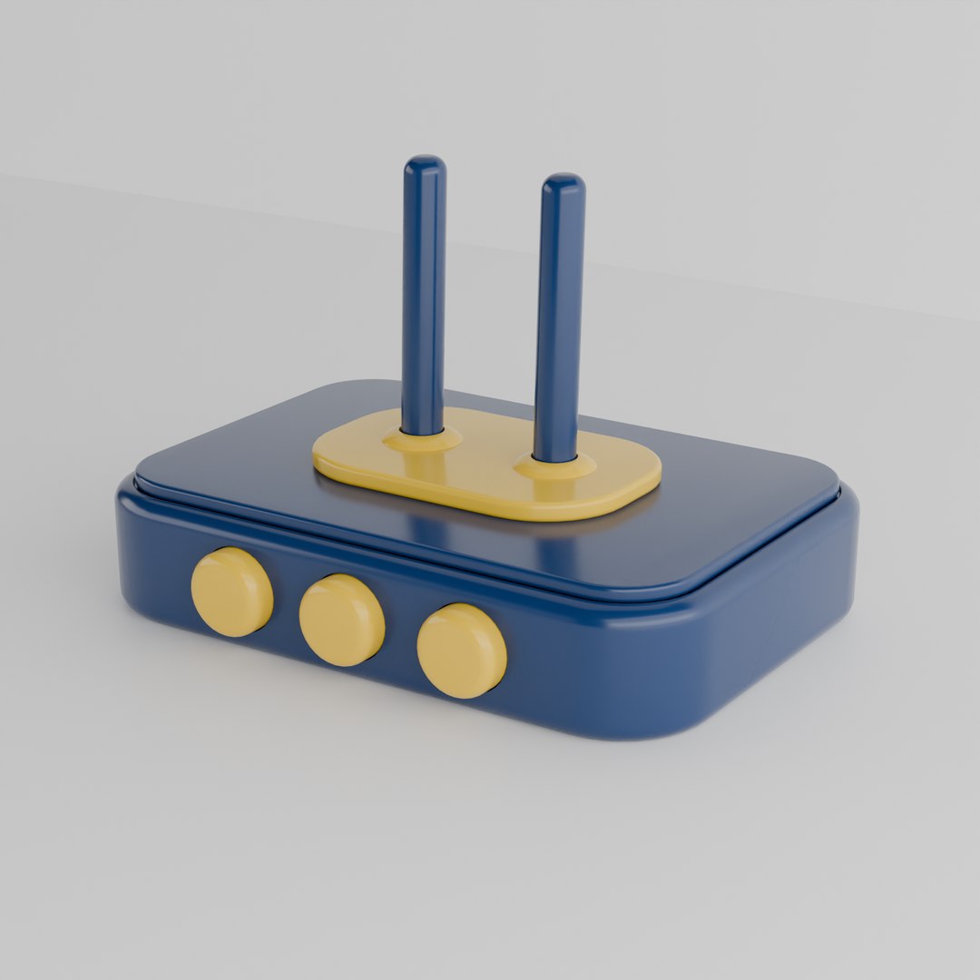 Free 3D WiFi Router Model - TurboSquid 2320009