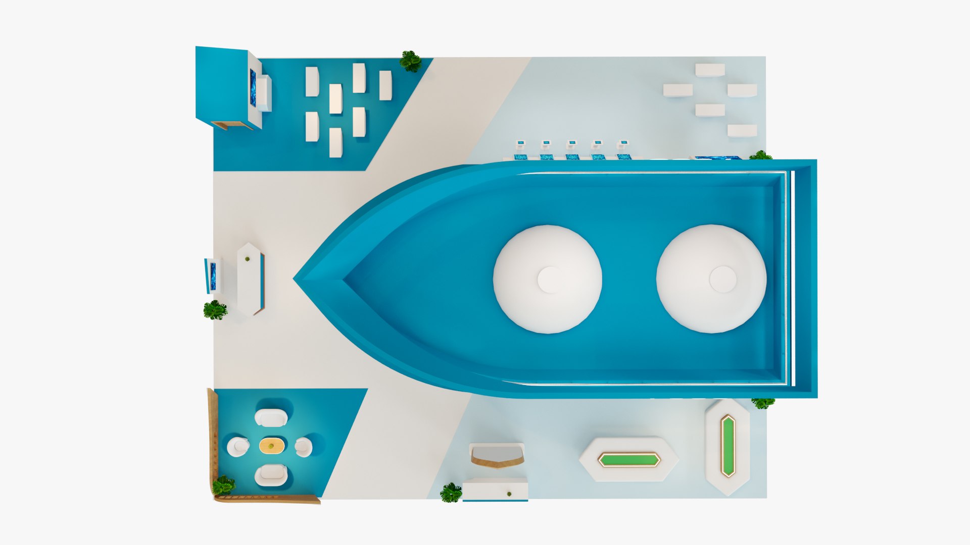 3D Exhibition Booth 20 X 25 Oil Ship G05 Model - TurboSquid 2333000
