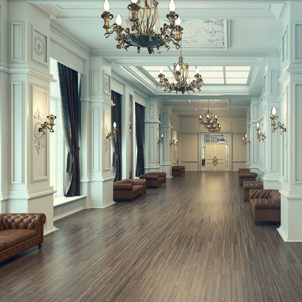 Free 3D Hallway Models | TurboSquid