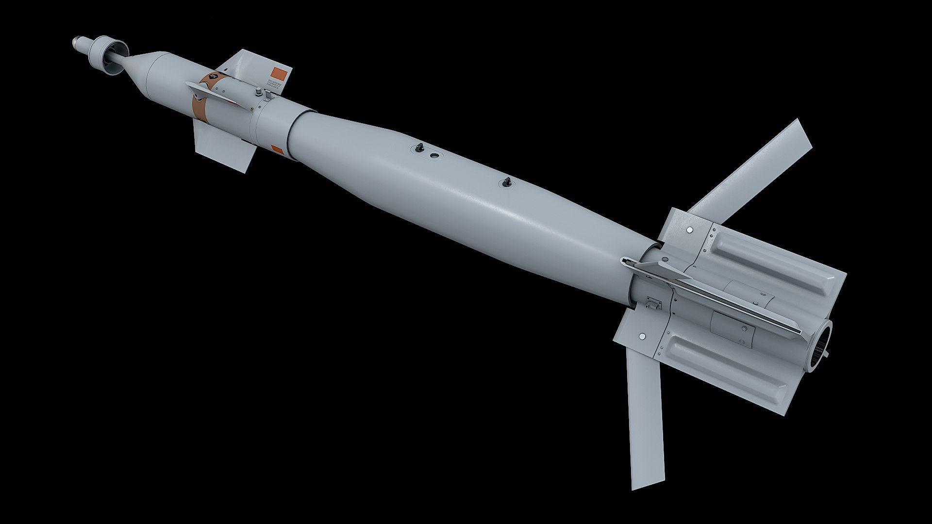 3D Paveway 2 Plus Laser Guided Bomb - TurboSquid 2389159