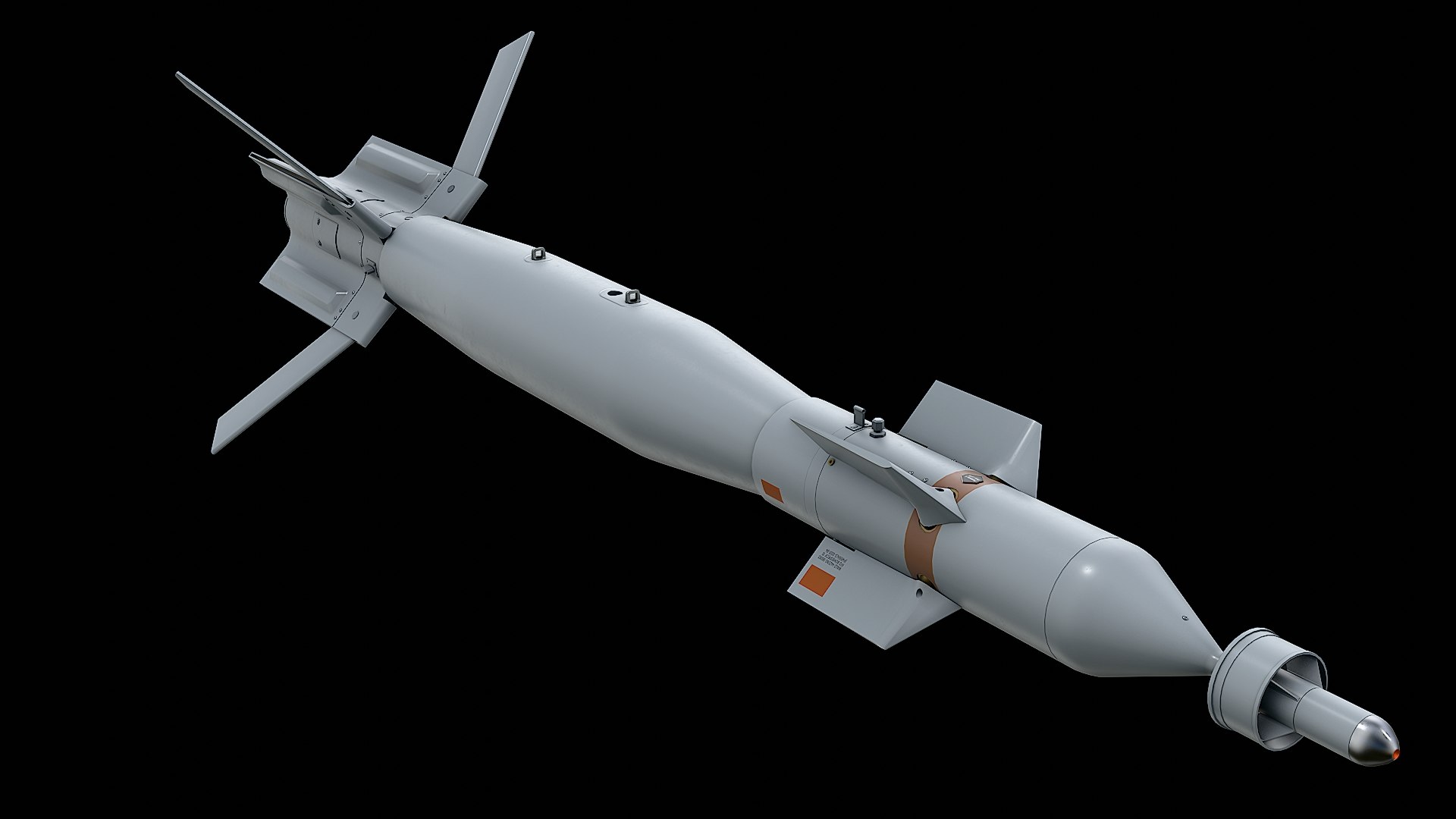 3D Paveway 2 Plus Laser Guided Bomb - TurboSquid 2389159