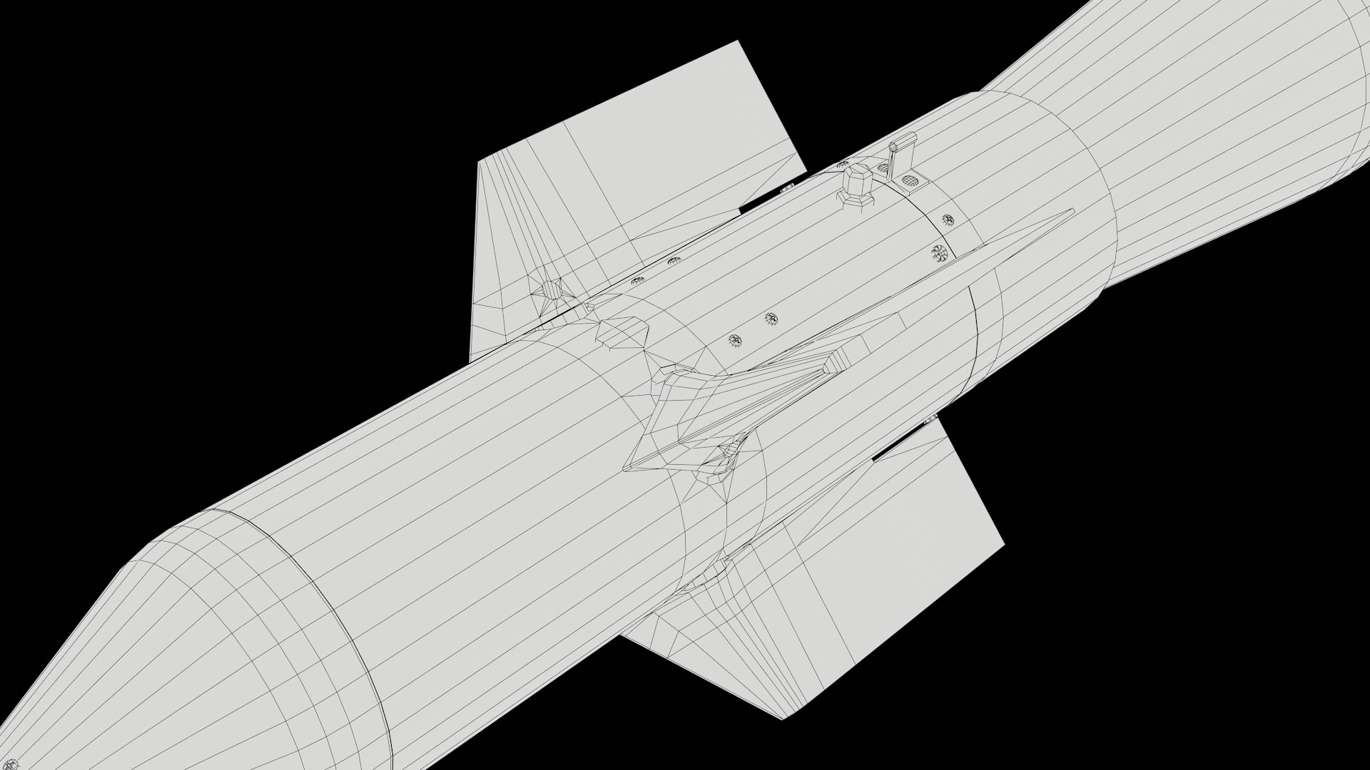 3D Paveway 2 Plus Laser Guided Bomb - TurboSquid 2389159