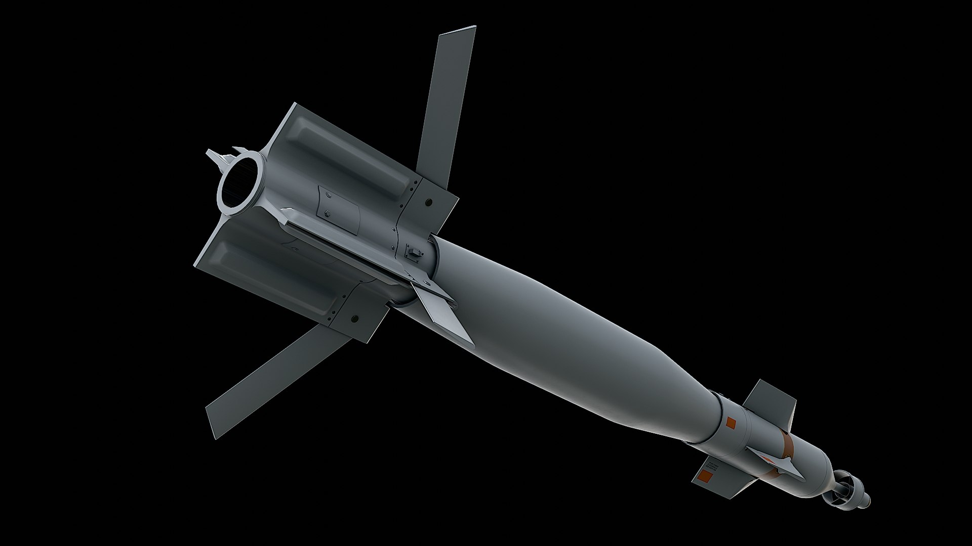 3D Paveway 2 Plus Laser Guided Bomb - TurboSquid 2389159