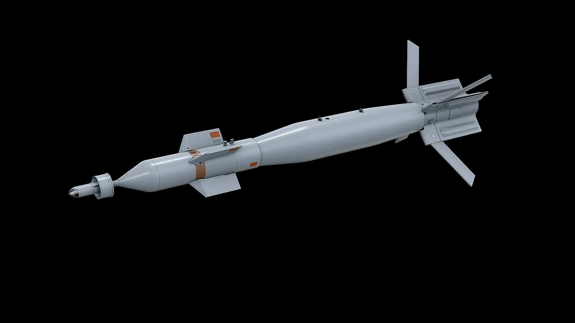 3D Paveway 2 Plus Laser Guided Bomb - TurboSquid 2389159