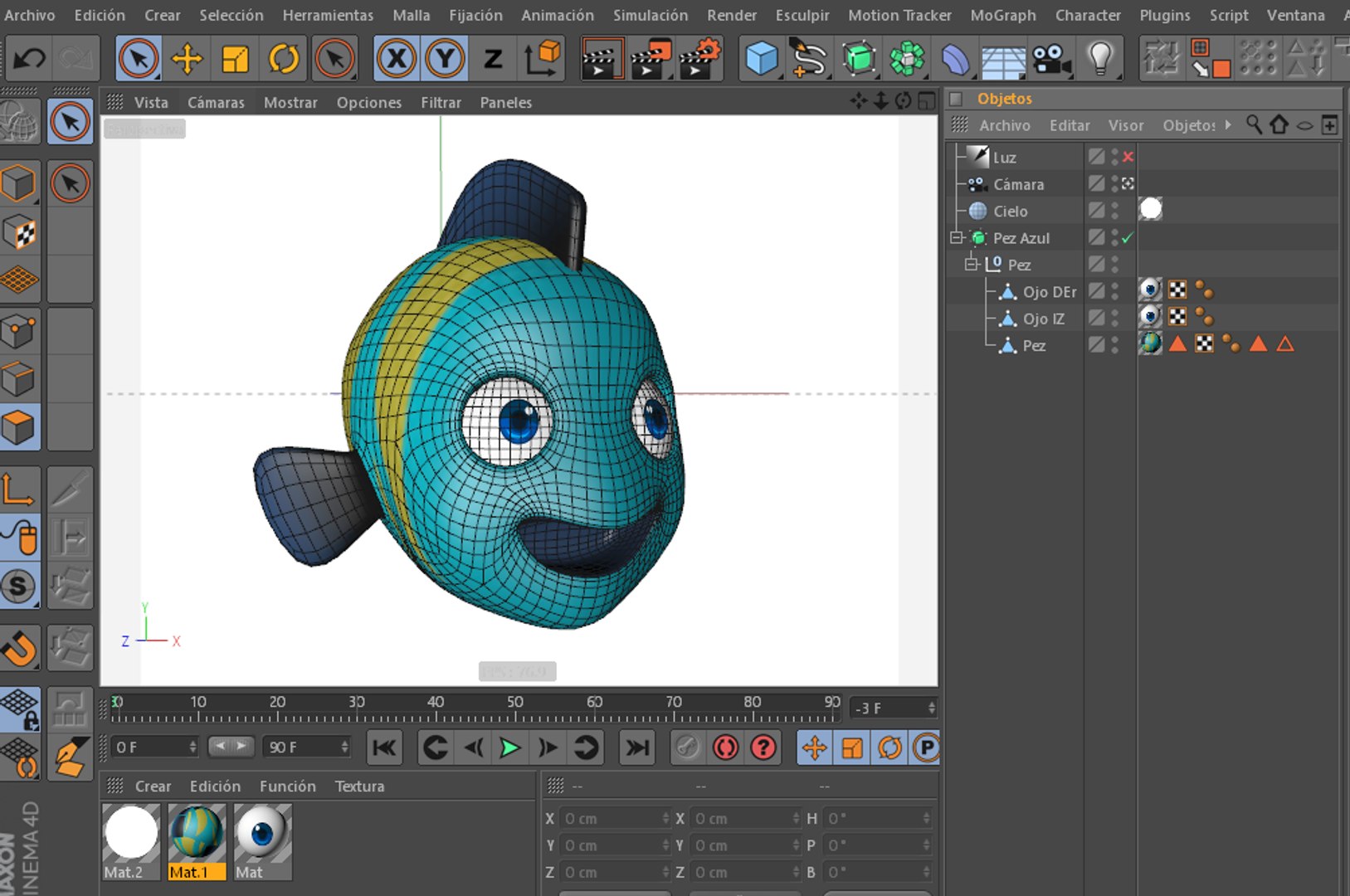 Cartoon Fish Model - TurboSquid 1189630