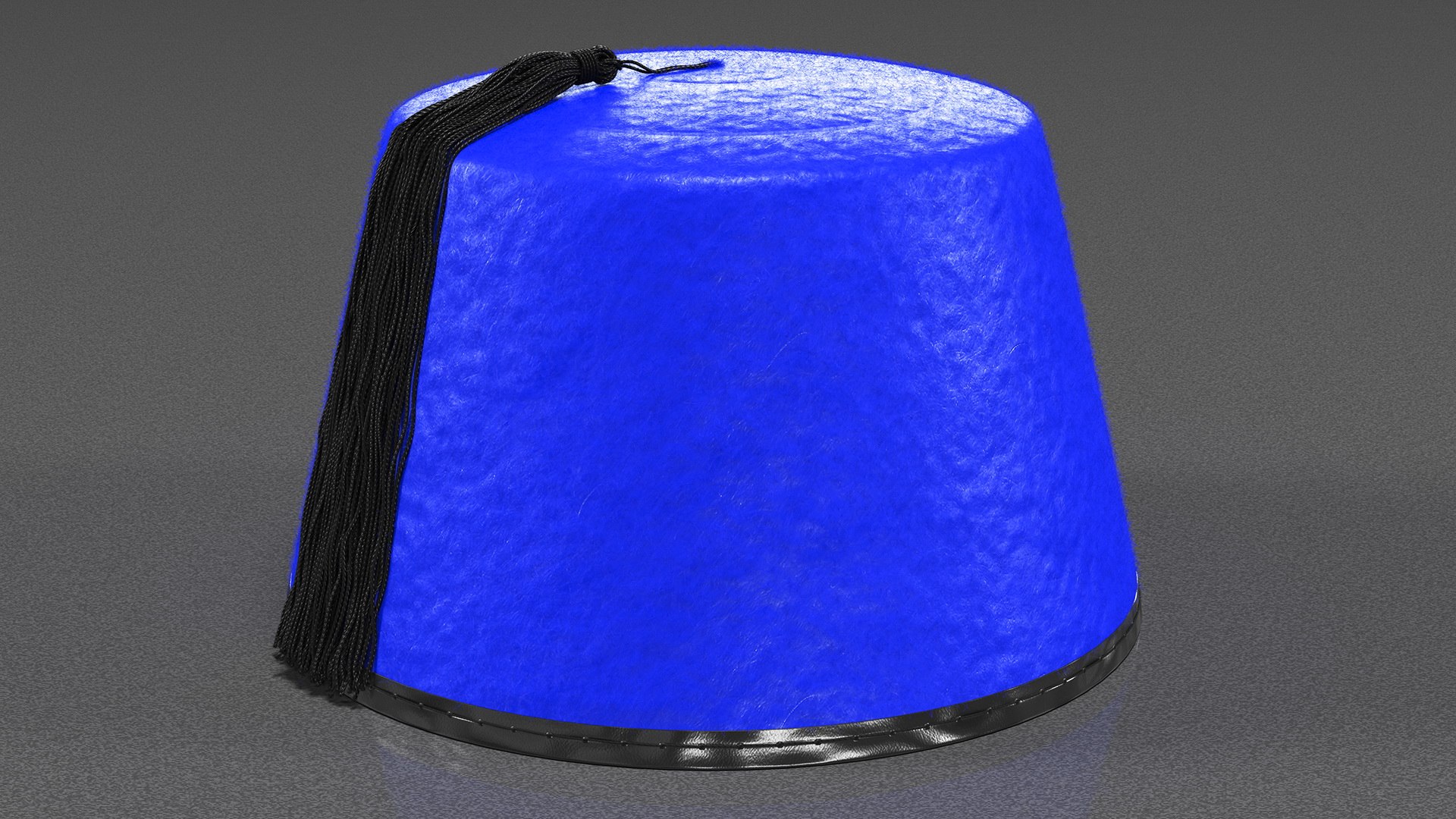 3D Traditional Arabic Blue Fez - TurboSquid 1681973