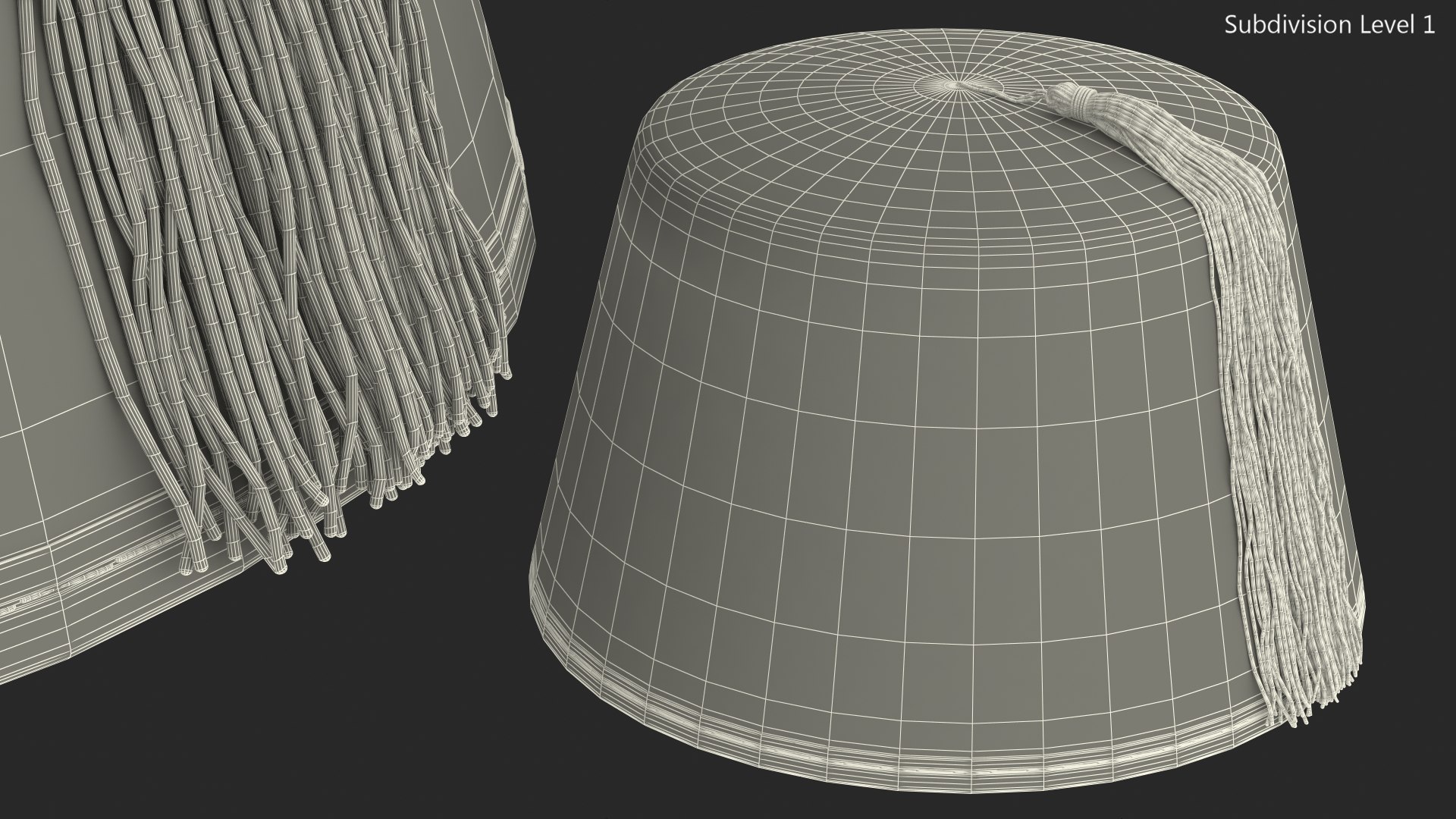 3D Traditional Arabic Blue Fez - TurboSquid 1681973