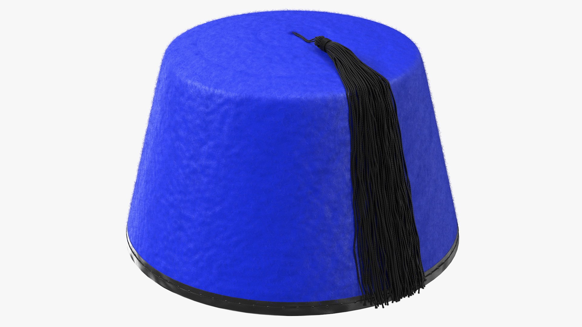 3D Traditional Arabic Blue Fez - TurboSquid 1681973