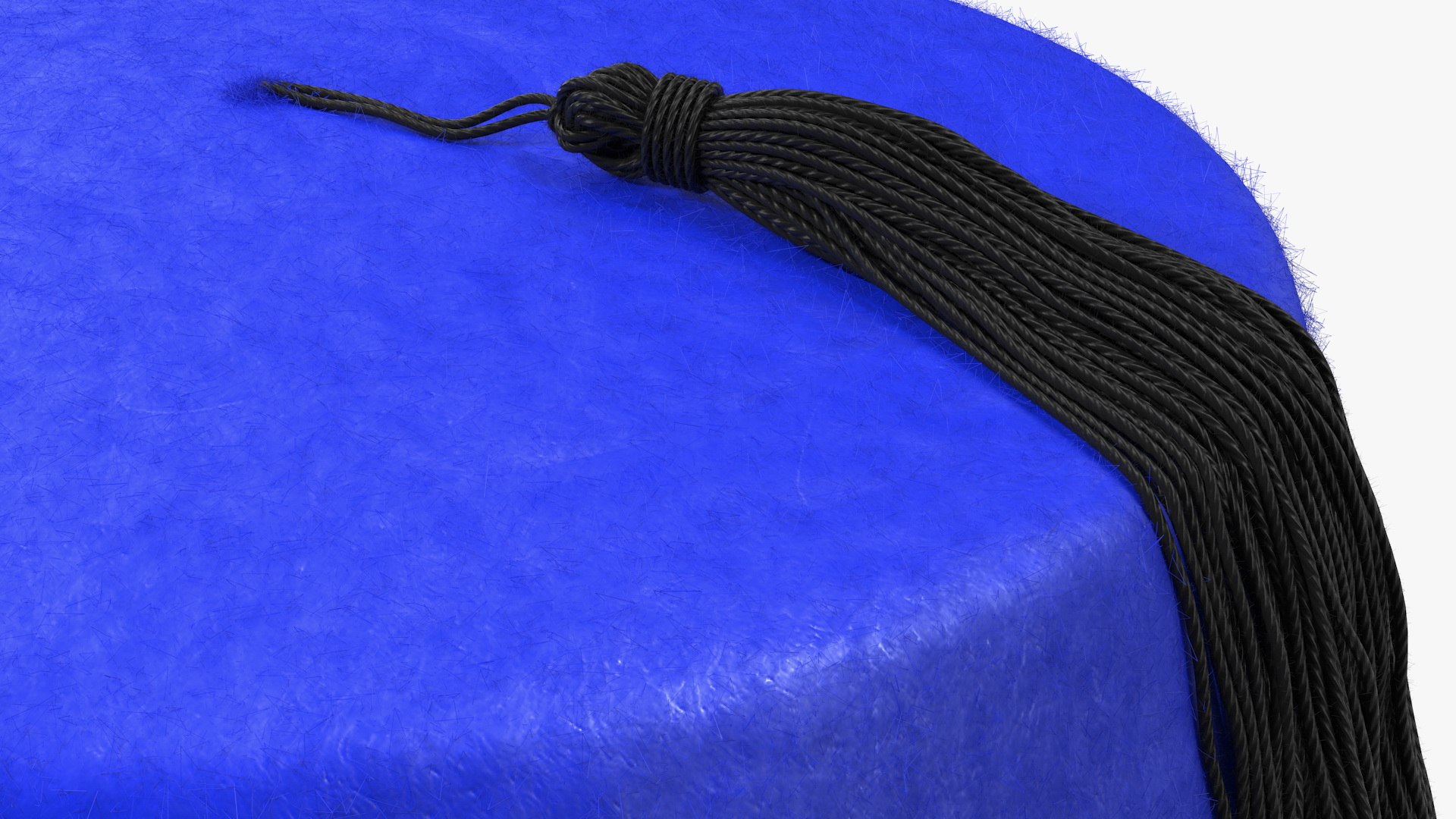 3D Traditional Arabic Blue Fez - TurboSquid 1681973