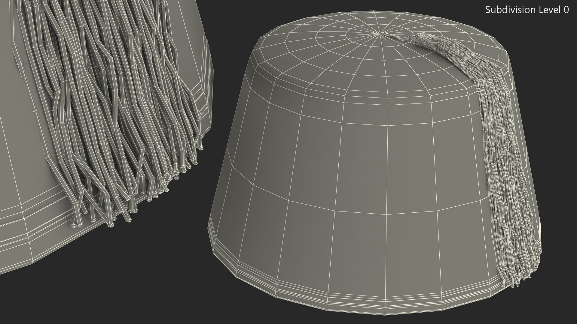 3D Traditional Arabic Blue Fez - TurboSquid 1681973