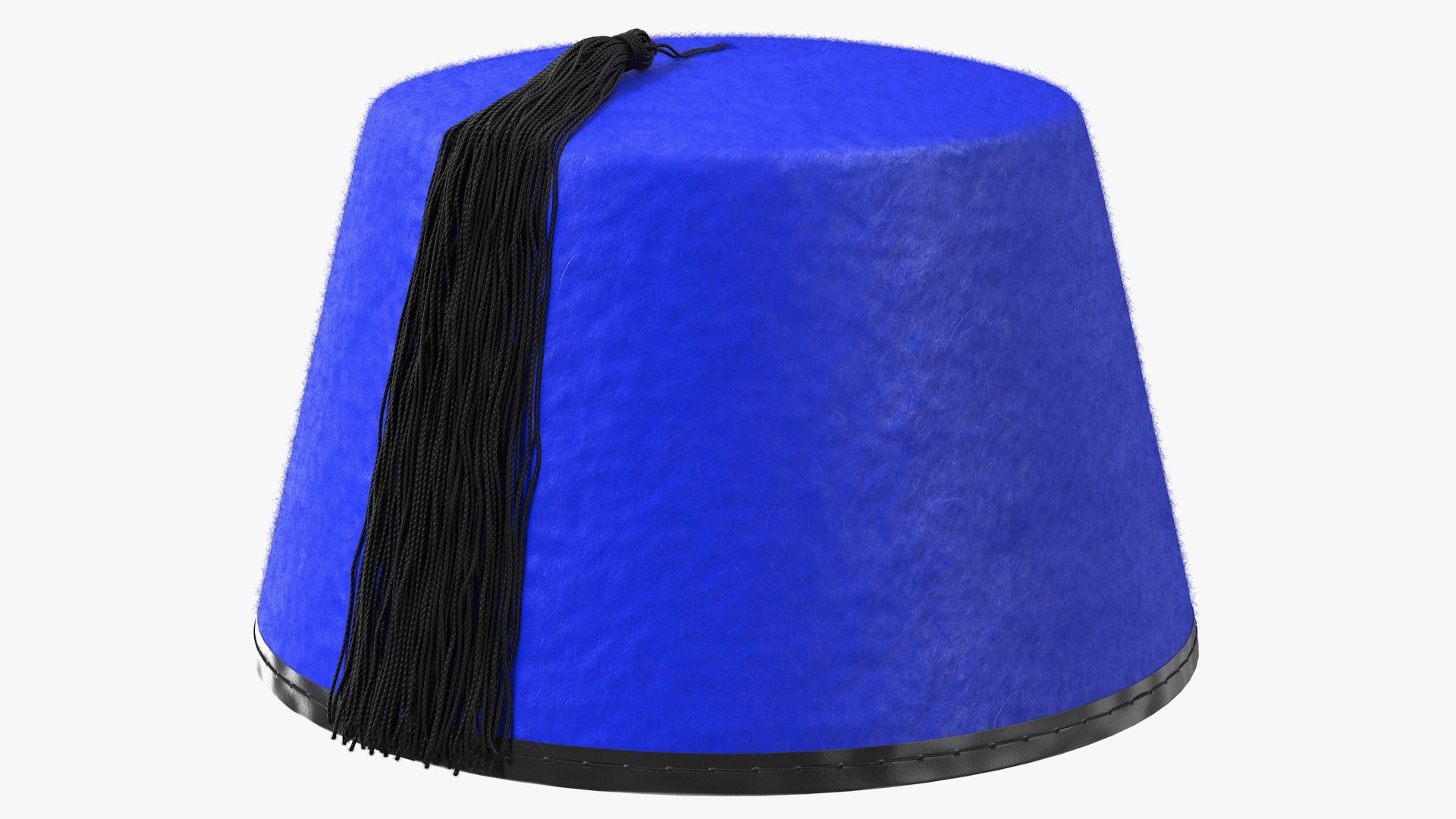 3D Traditional Arabic Blue Fez - TurboSquid 1681973