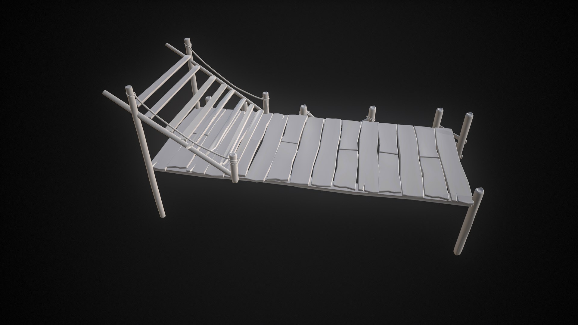 Old Wooden Dock Model - TurboSquid 2193766