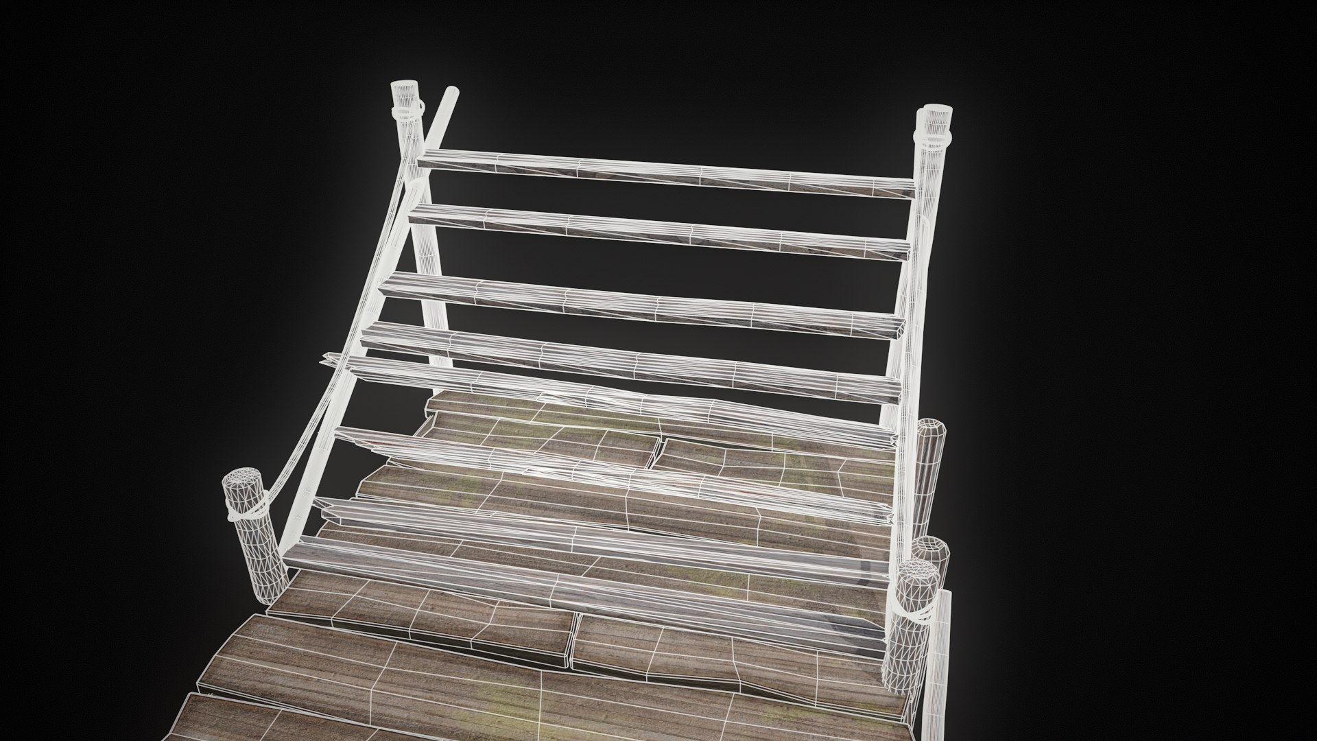 Old Wooden Dock Model - TurboSquid 2193766