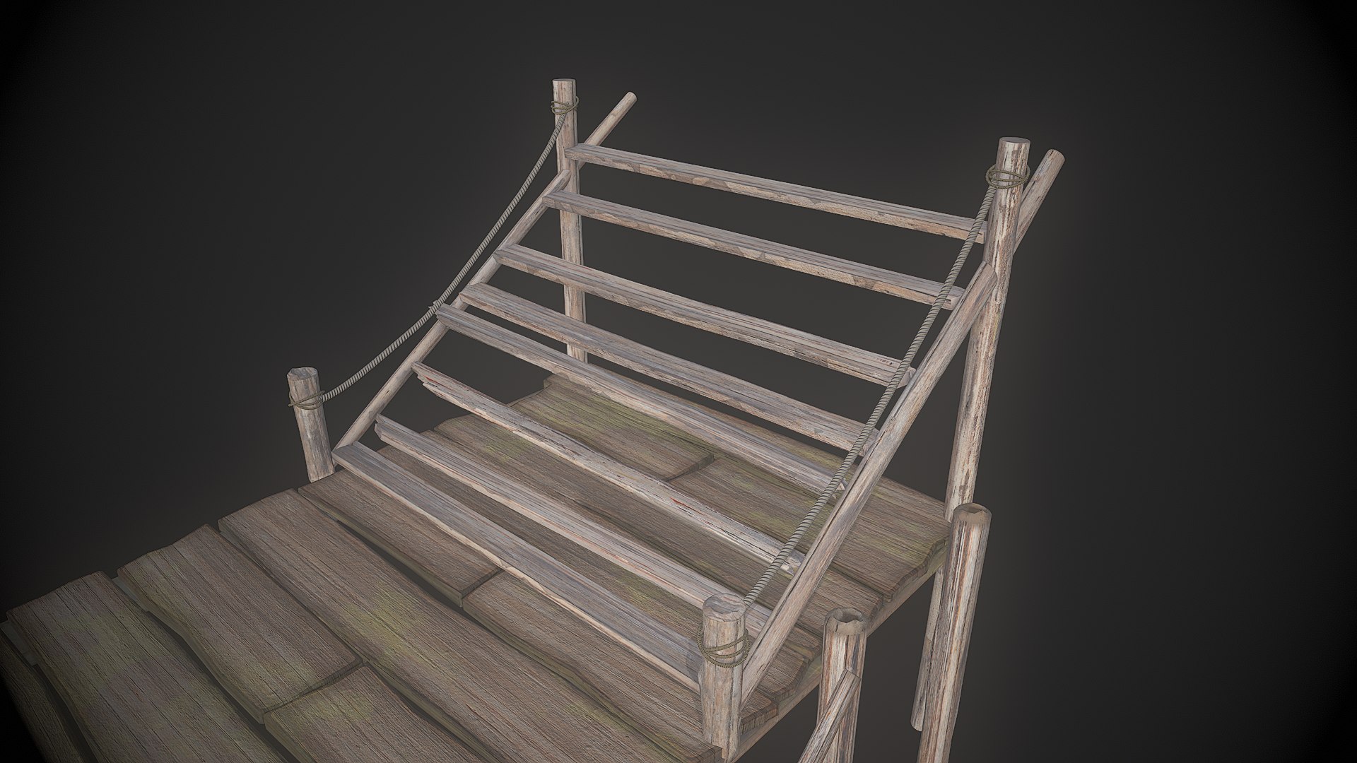 Old Wooden Dock Model - TurboSquid 2193766
