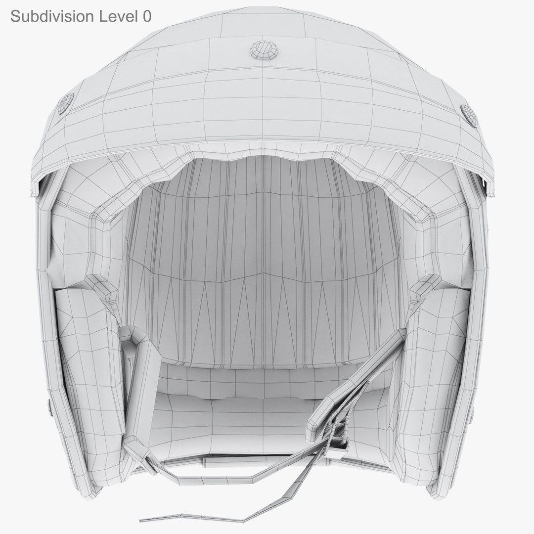 helmet visor 3d max