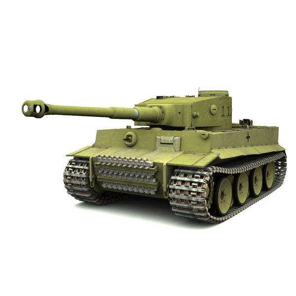 3d model panzerkampfwagen tiger