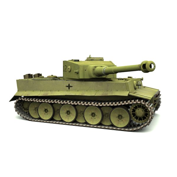 3d model panzerkampfwagen tiger