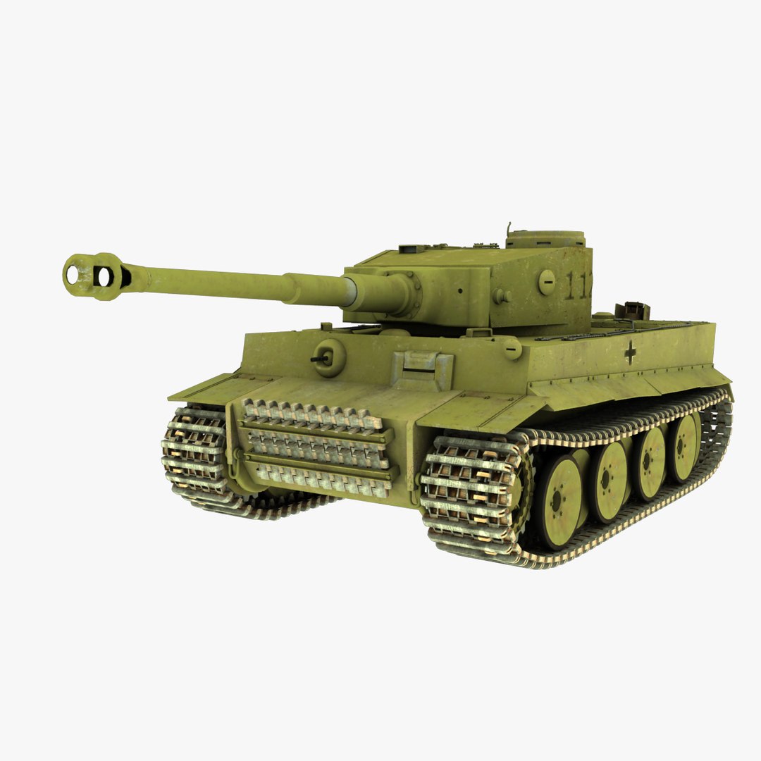 3d model panzerkampfwagen tiger