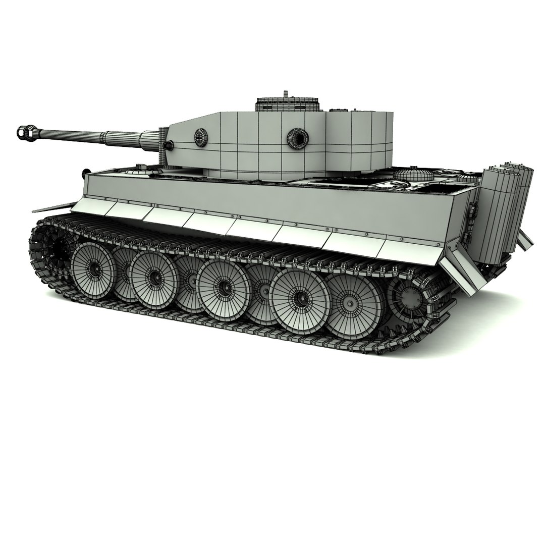 3d Model Panzerkampfwagen Tiger
