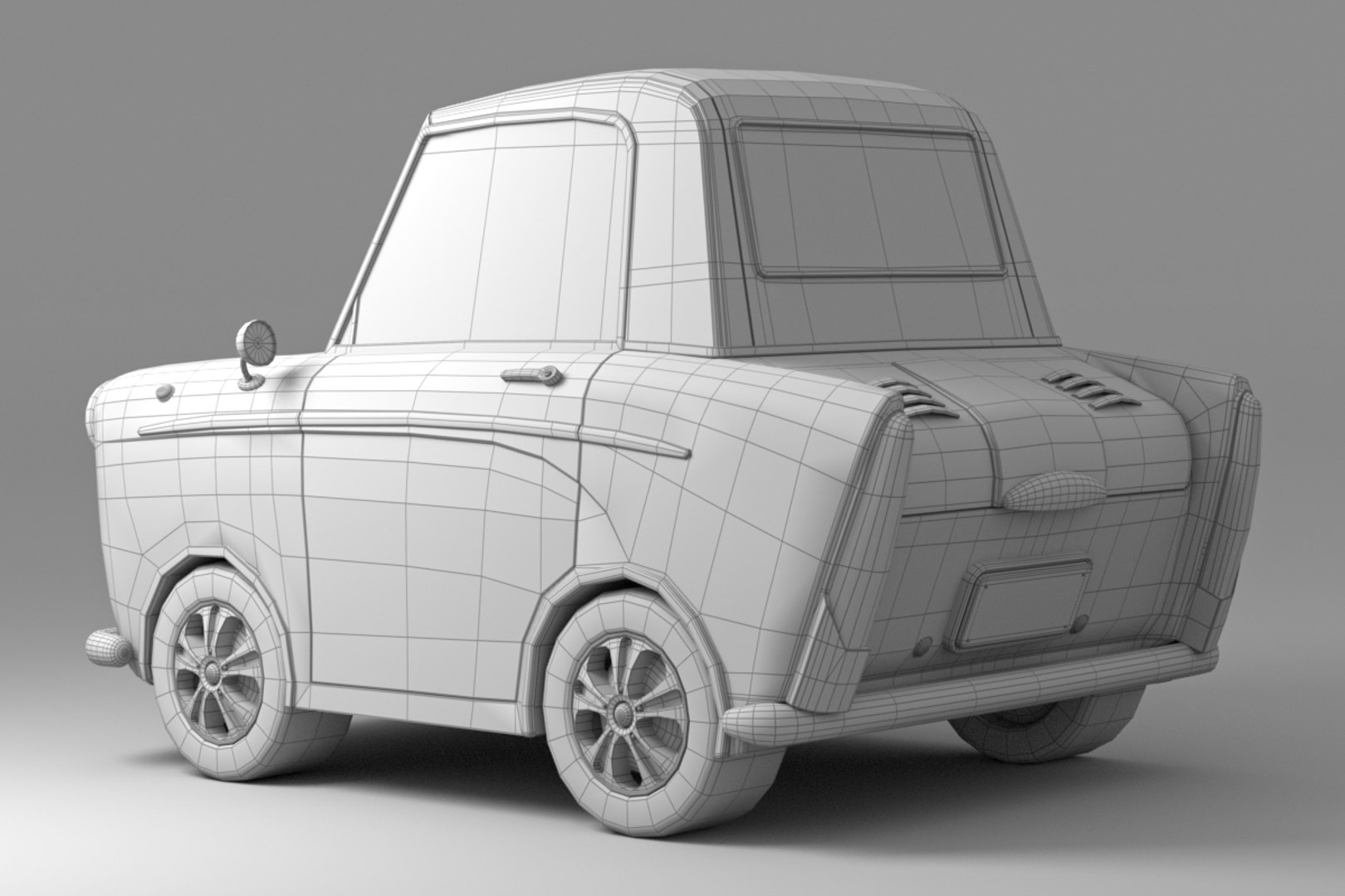 3D Cartoon Car Collection V4 Model - TurboSquid 1750854