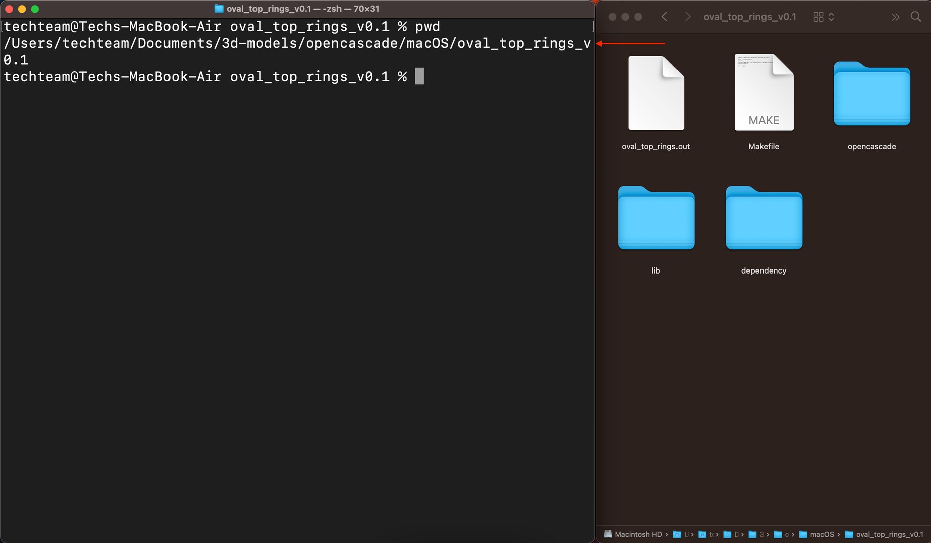 Oval Top Rings Making Program based on Open CASCADE Technology 3D model ...