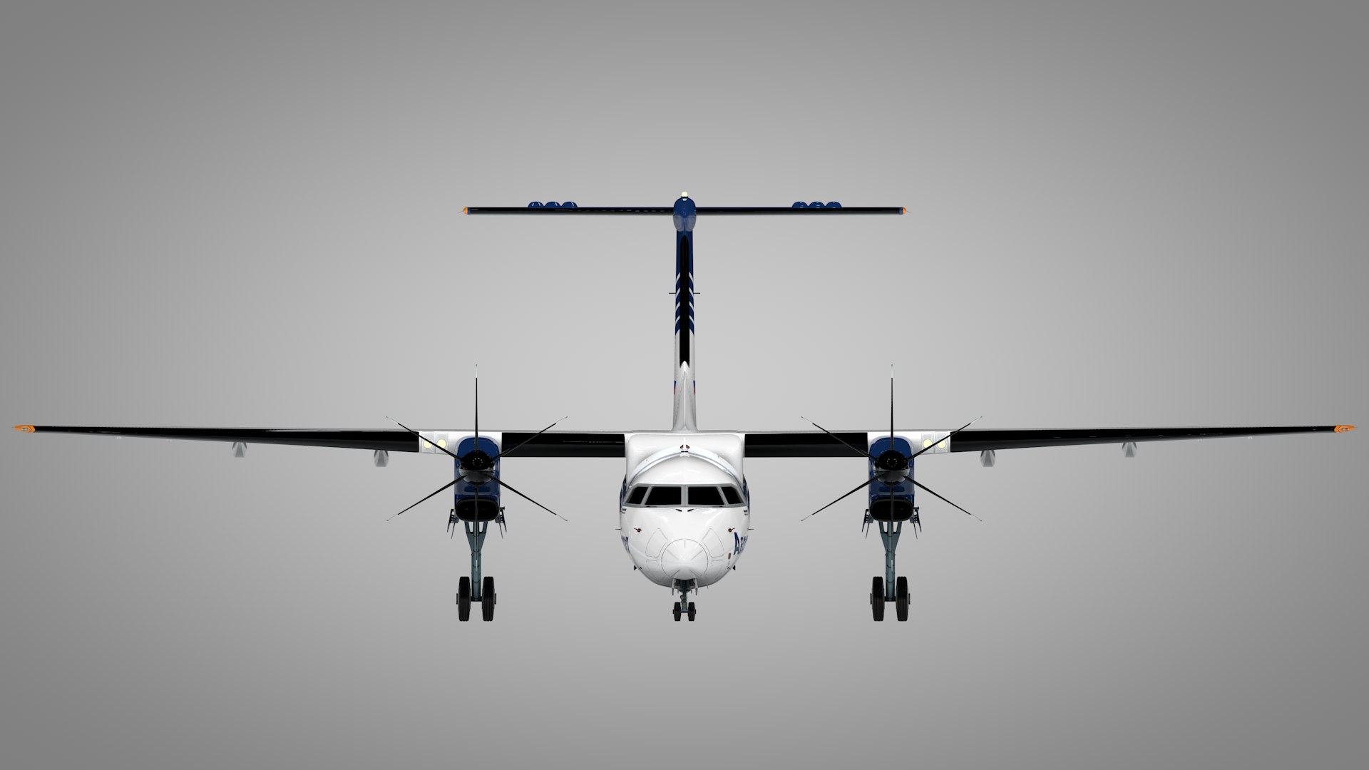 AURORA Bombardier DHC-8 Q400 Dash 8 L1535 3D model - TurboSquid 1811604