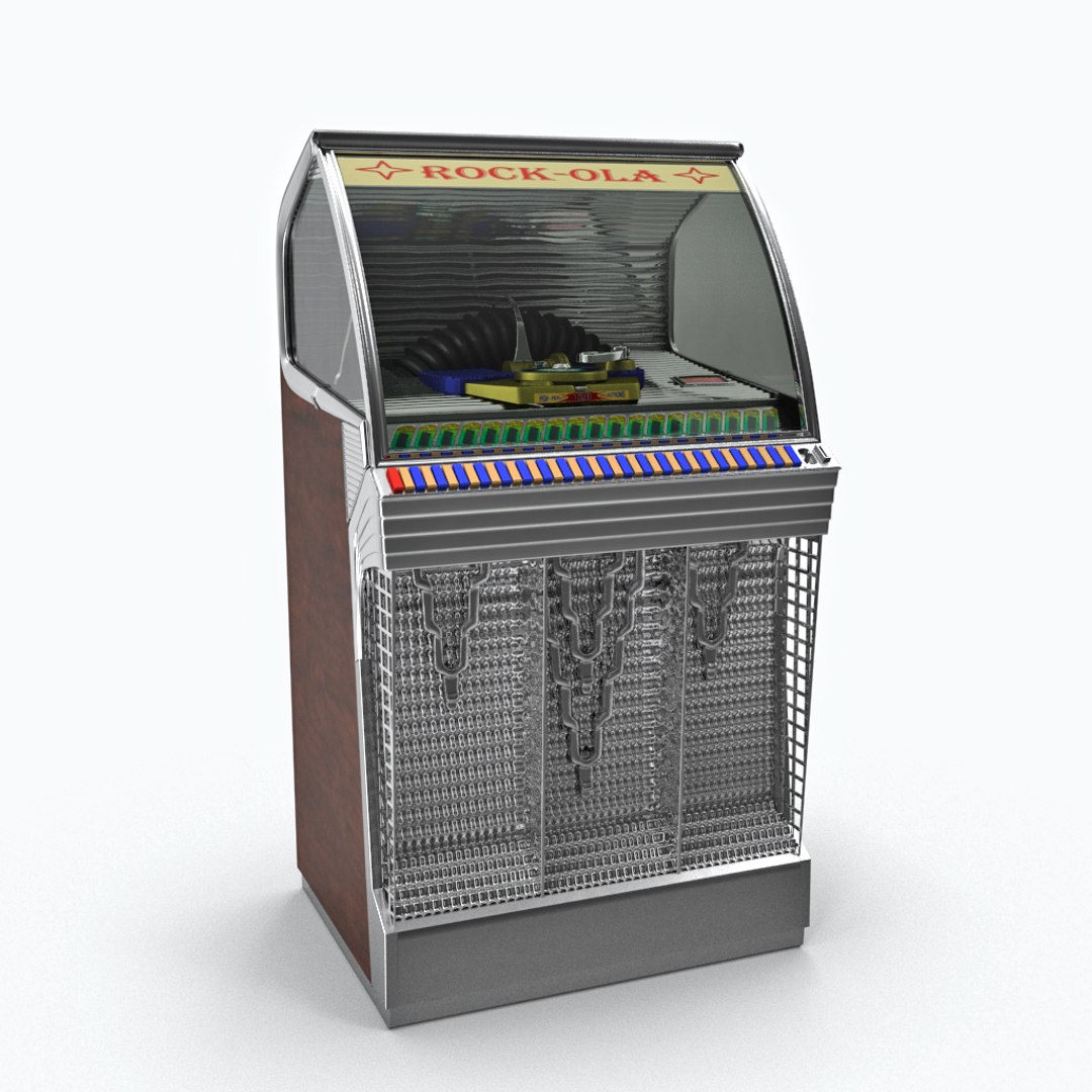 jukebox rock-ola 1448 3d max