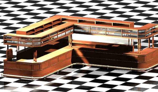 free c4d mode victorian bar counter